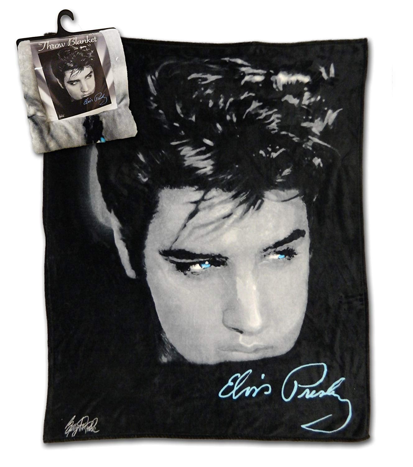 Elvis Presley Up Close 50" x 60" Throw Blanket - Walmart Business Supplies