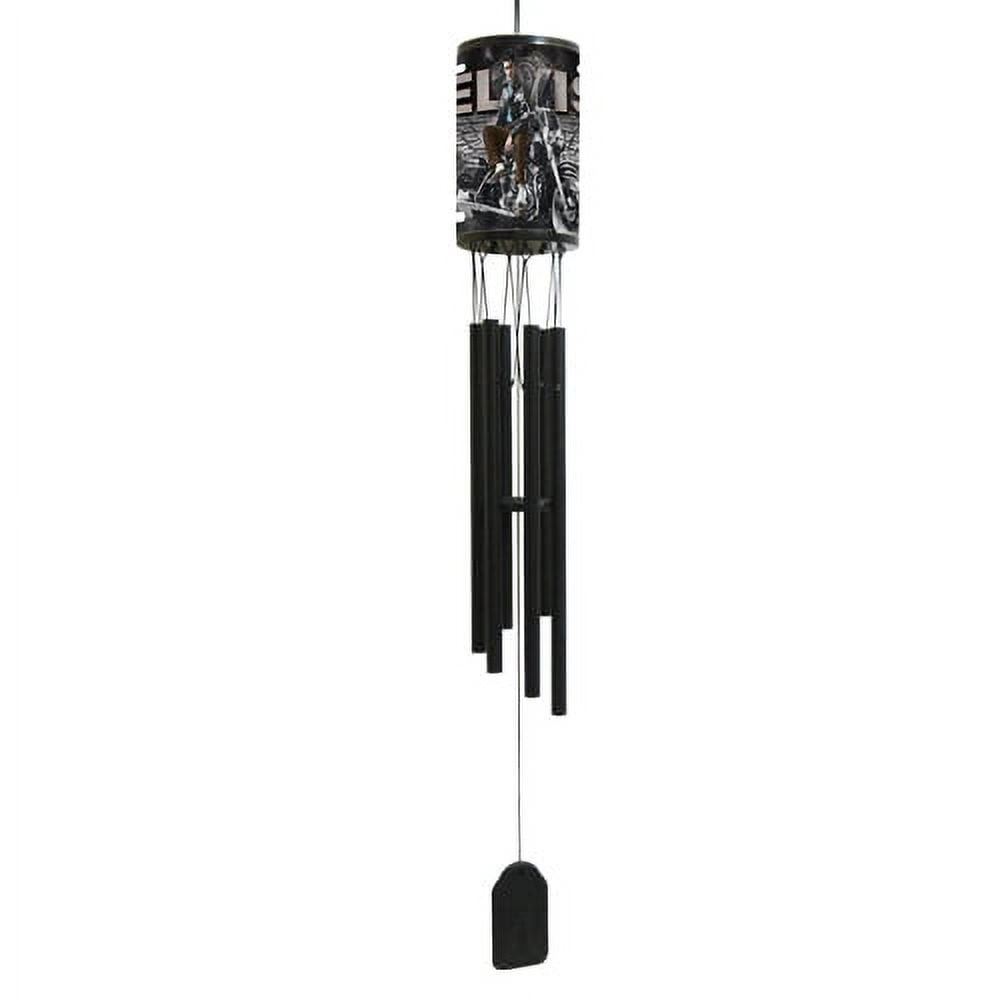 Elvis Presley Wind Chime - Motorcycle Bike - Walmart.com