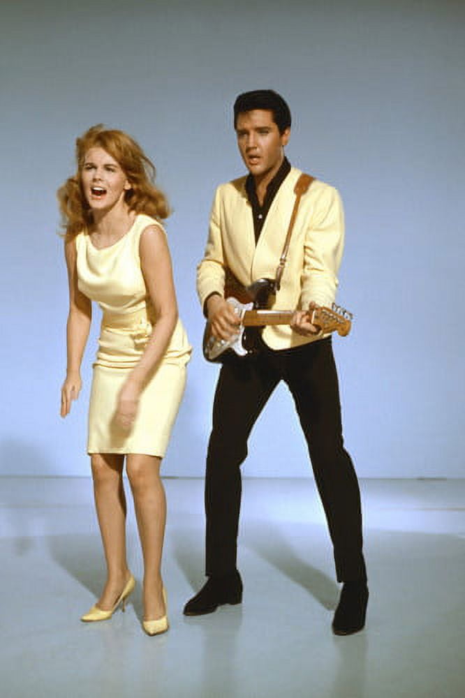 Elvis Presley And Ann Margret In Viva Las Vegas Dances Whilst Elvis