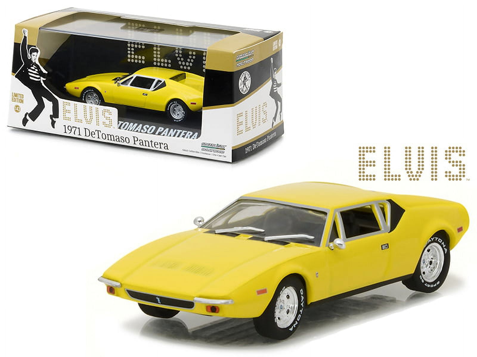 1971 De Tomaso Pantera Yellow "Elvis Presley" (193 - Walmart.com