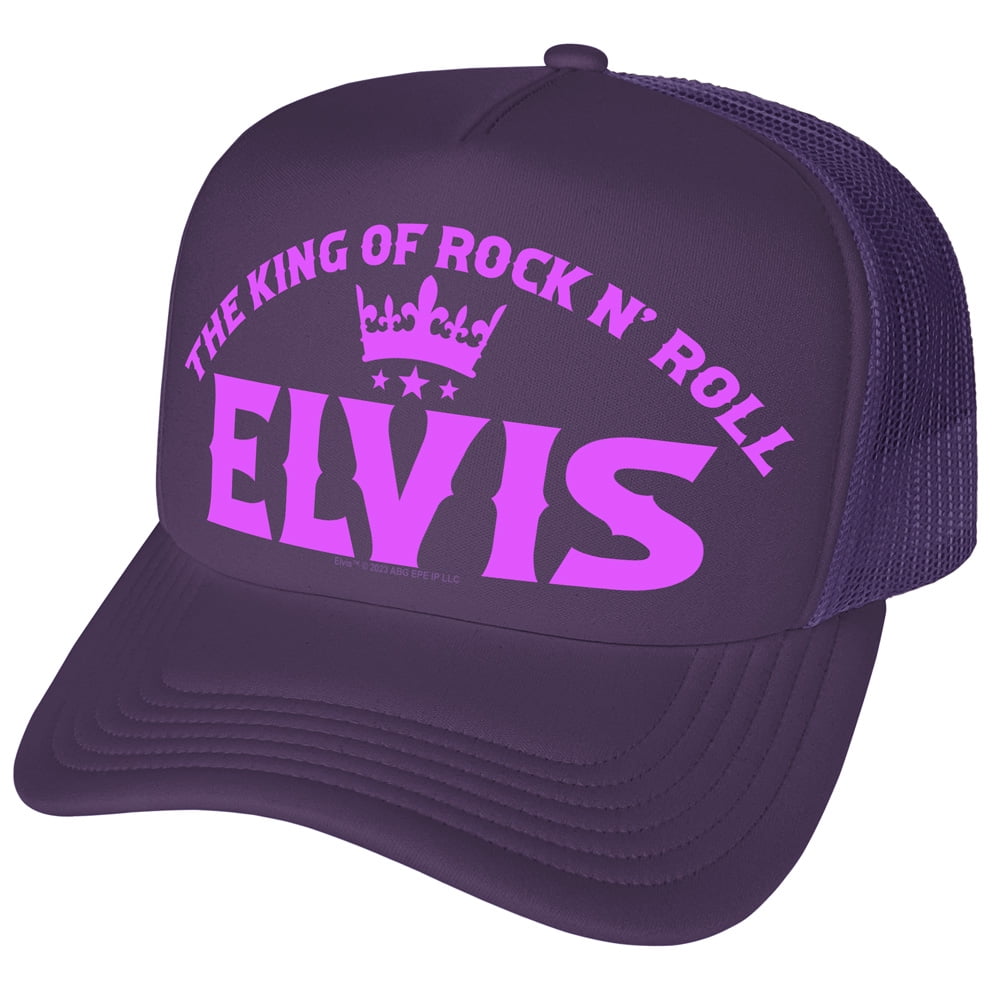 Elvis The King Of Rock And Roll Foam Snapback Trucker Hat - Unisex for ...