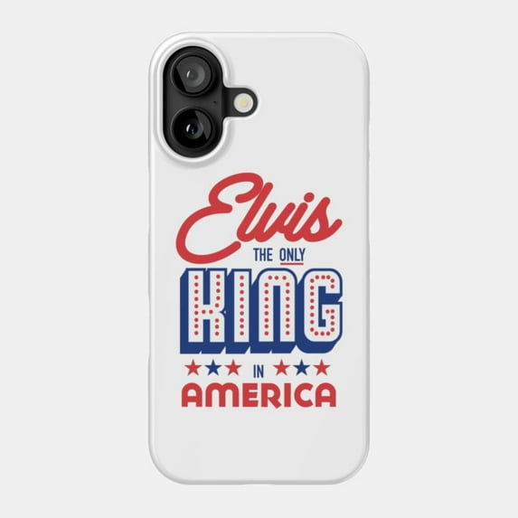 Elvis The King Themed Protective Case for iPhone 11,12,13,14,15,16,17 ...