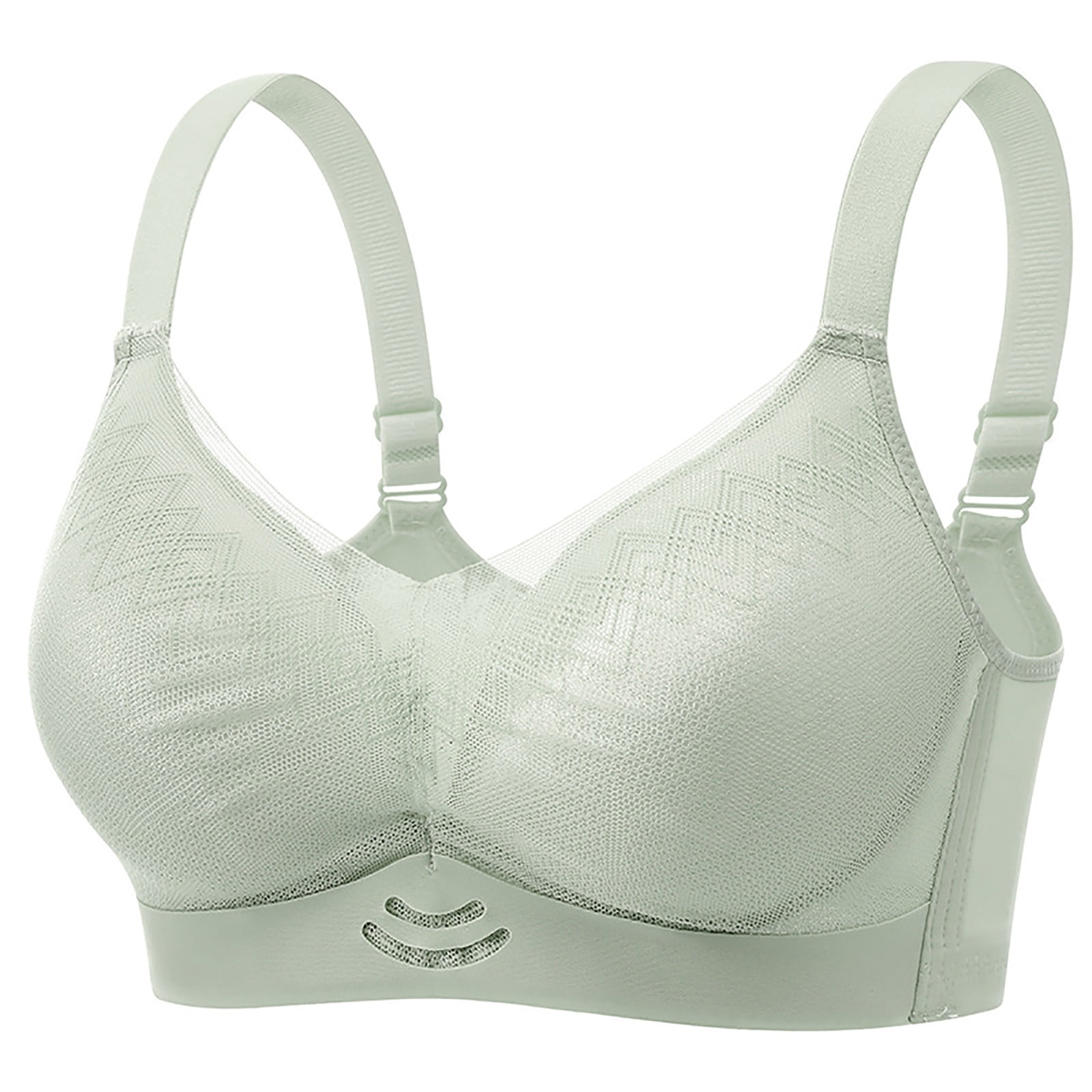 Elvqul Bras for Women Everyday Plus Size Bra Push Up Standard Straps ...