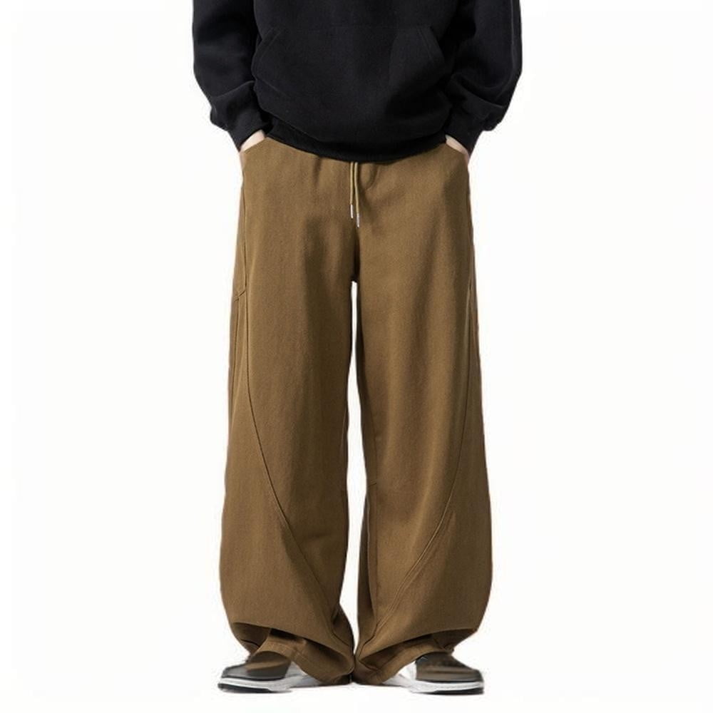 Elvqul Flexible Big and Tall Pants for Men Relaxed Fashion Pullover ...