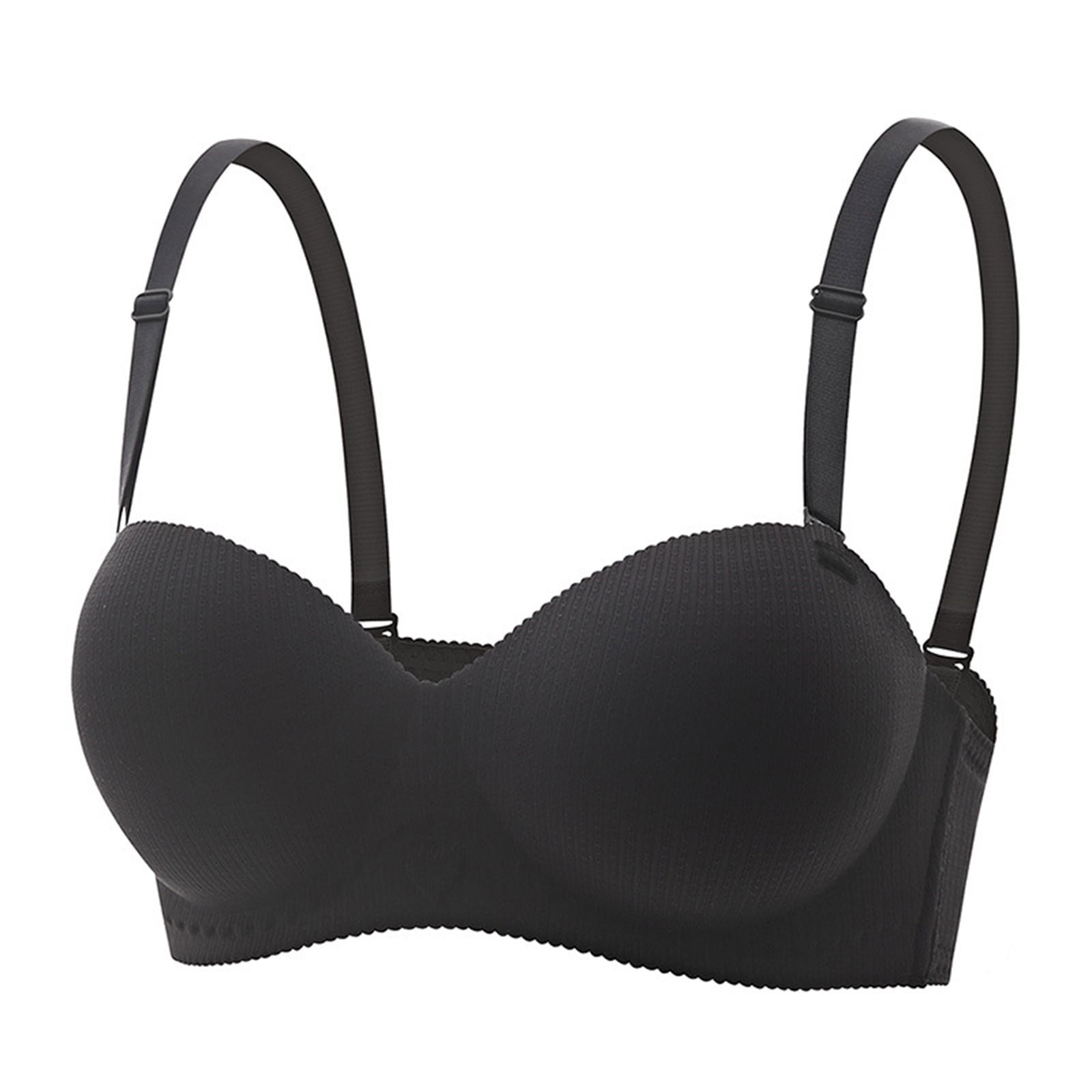 Elvqul Full Coverage Bras for Women Bra Wireless Push Up Everyday ...