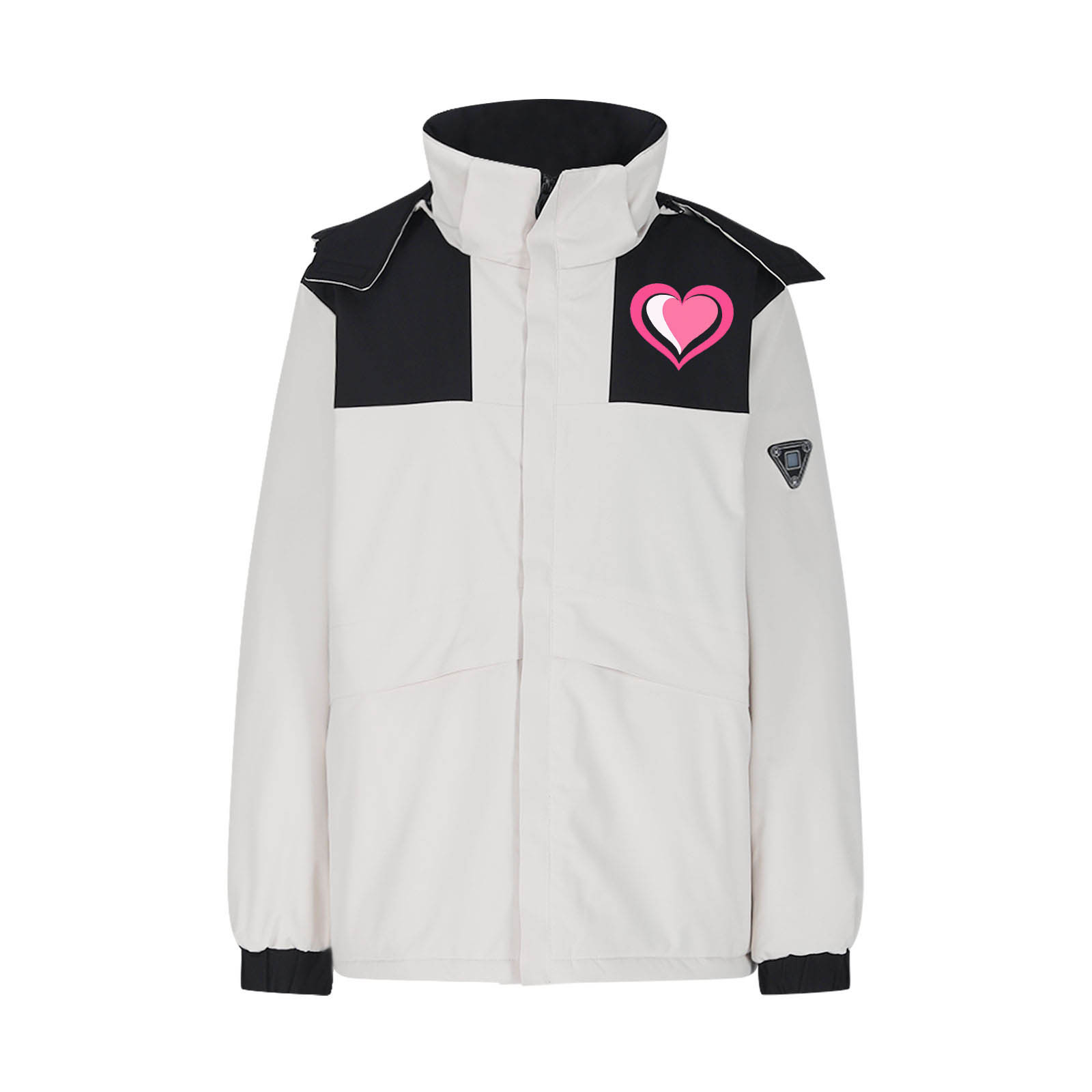Elvqul Heated Coat for Women with Hood Windbreaker Lightweight ...