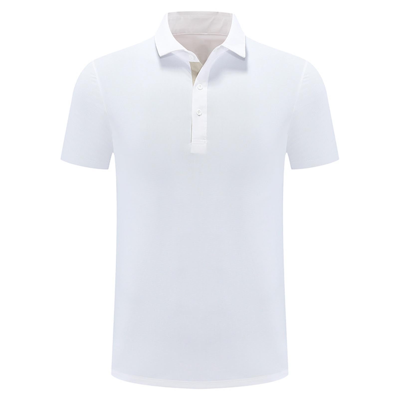 Elvqul Mens Athlete T-Shirts Short Sleeve Dry Fit Pull On Fashion White ...