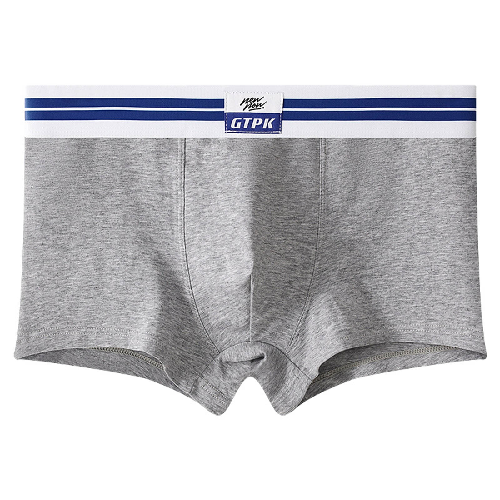 Vetsdori Mens Plain Underwear Boxers Cotton Pull-On Soft And ...