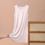 Elvqul Soft Sleep Shirts for Women Plus Size Womens Cotton Pajamas ...