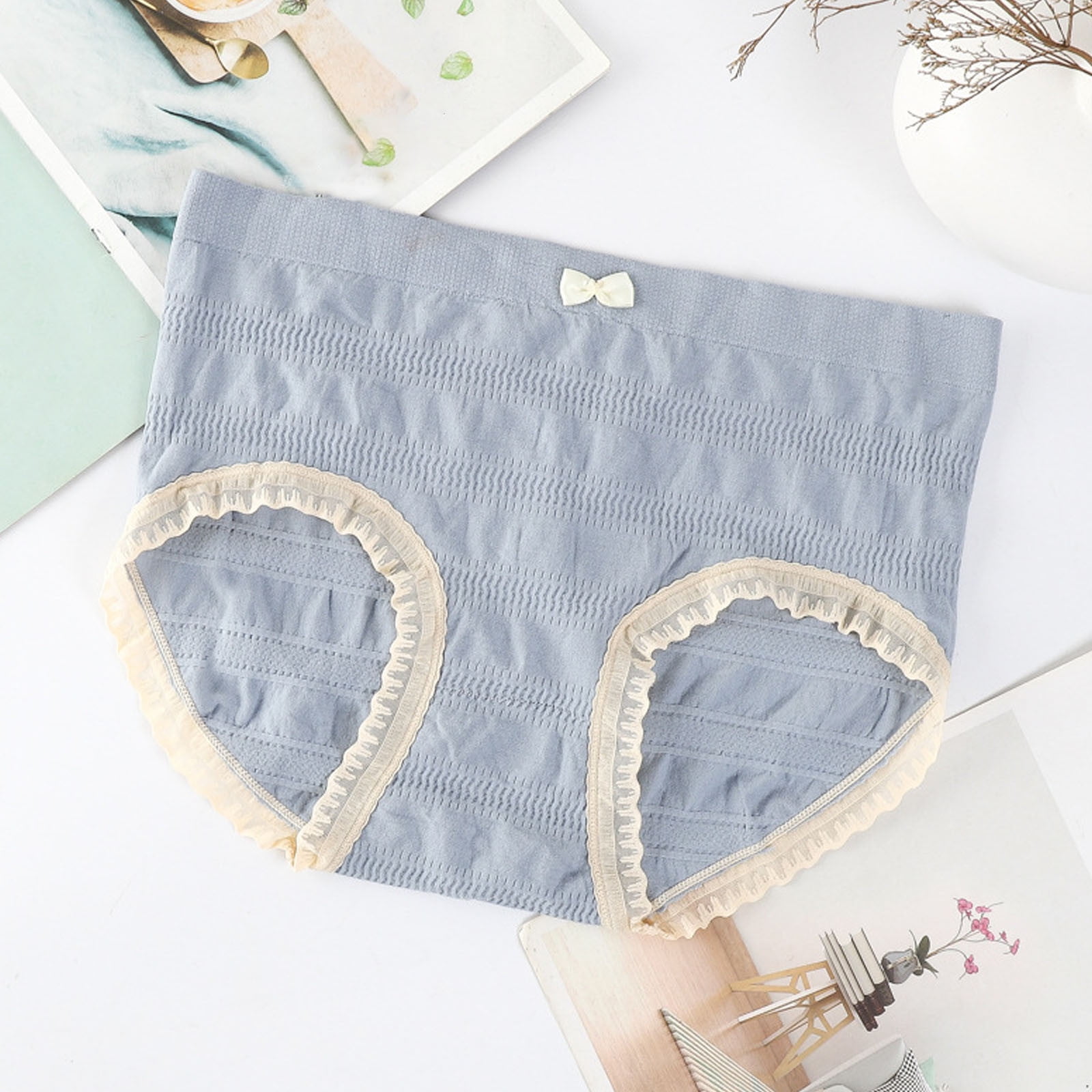 Elvqul Womens Underwear Hipster Panties Soft Cool Comfort Super ...