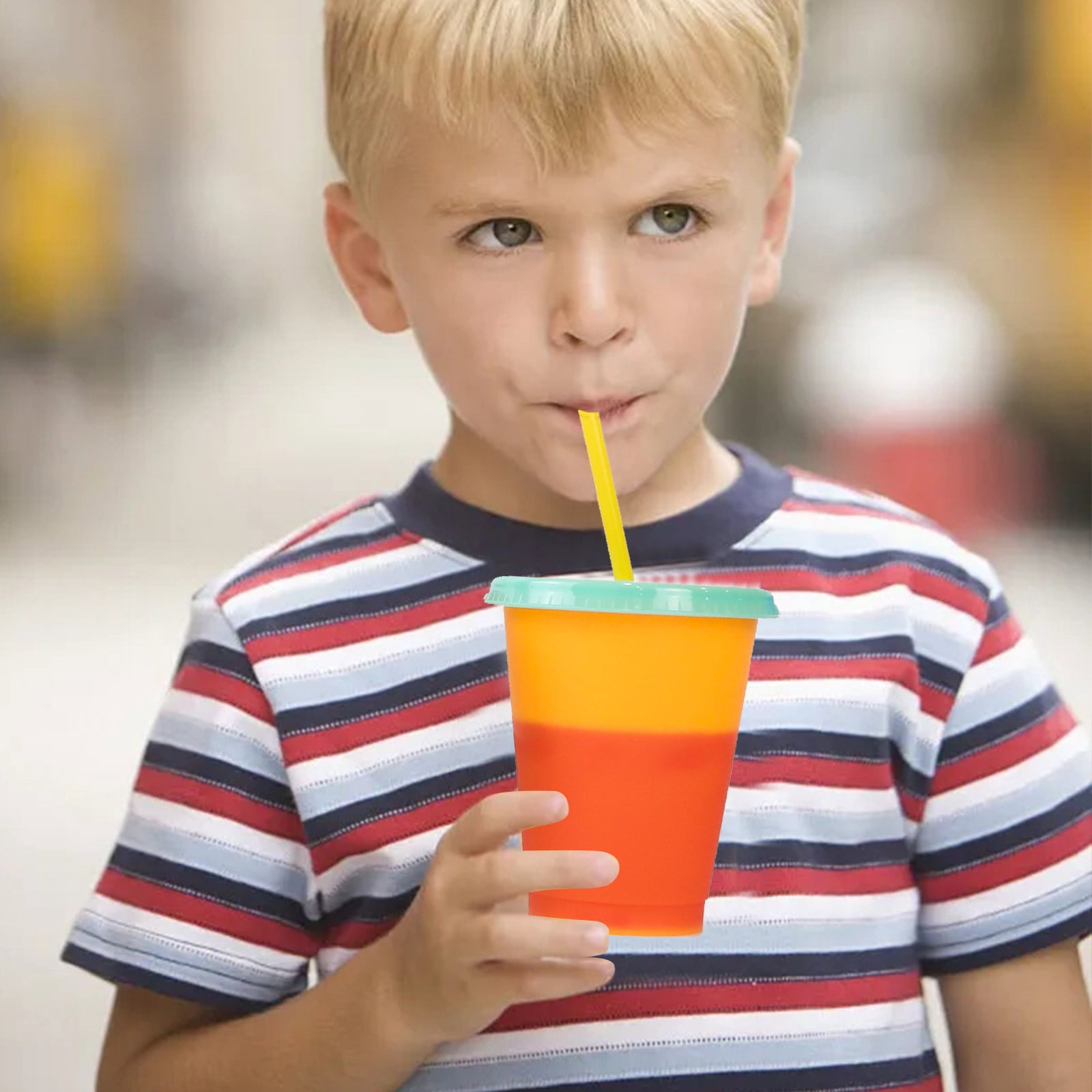 Elysia 16oz Single Layer Color Changing Cup Children's Drink Fruit Tea ...