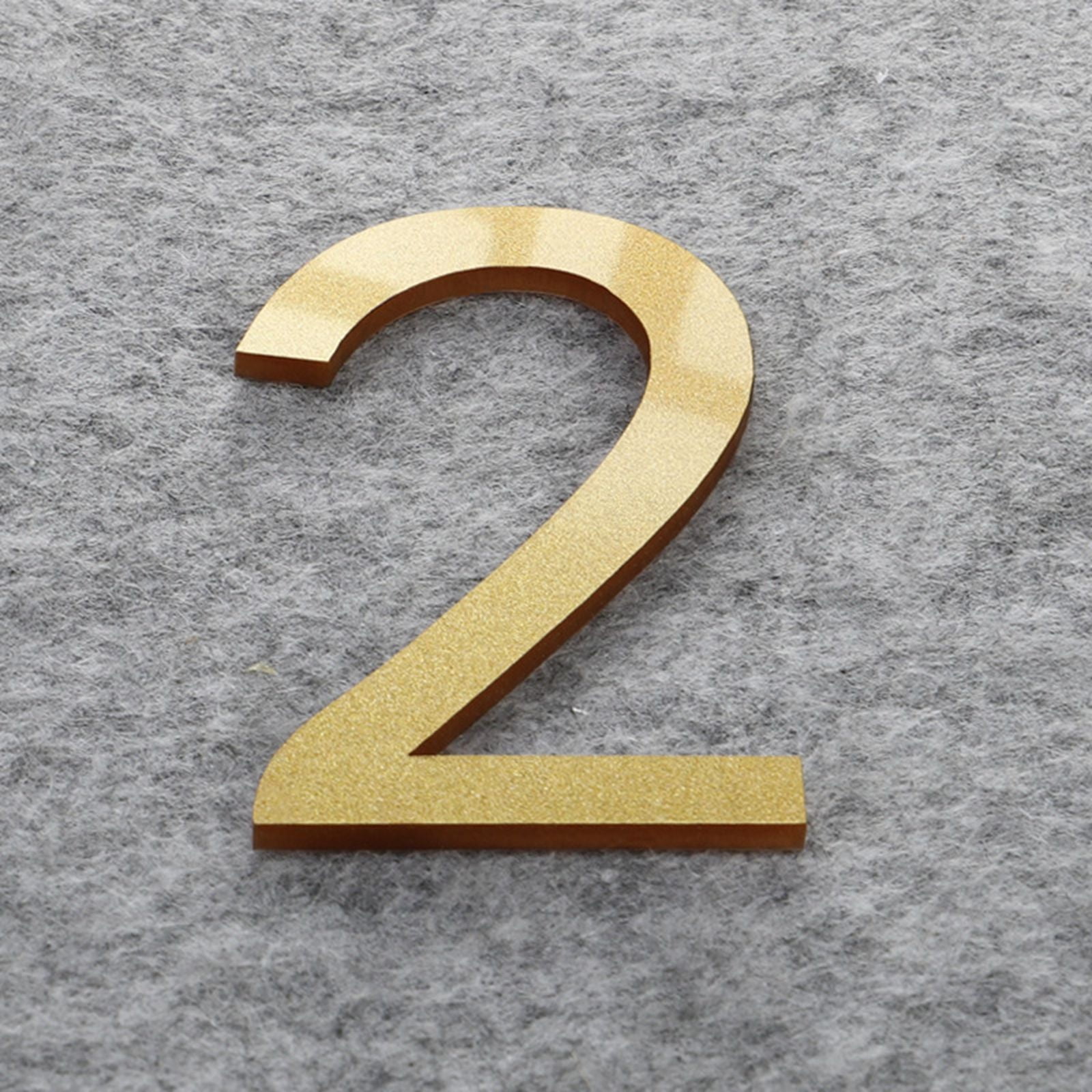 Elysia Acrylic Three Digital Sticker Antique Bronze Gold/silver White ...