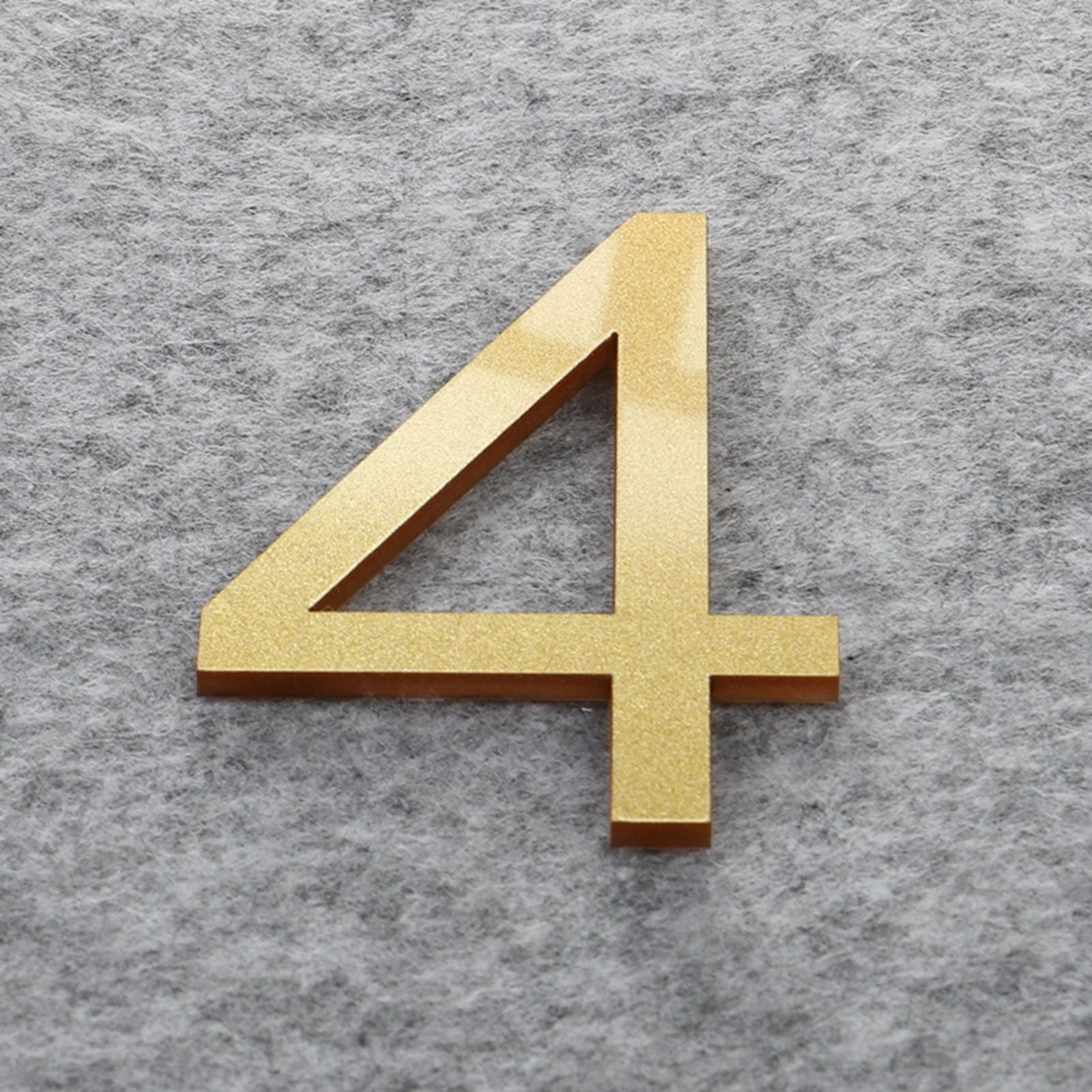 Elysia Acrylic Three Digital Sticker Antique Bronze Gold/silver White ...