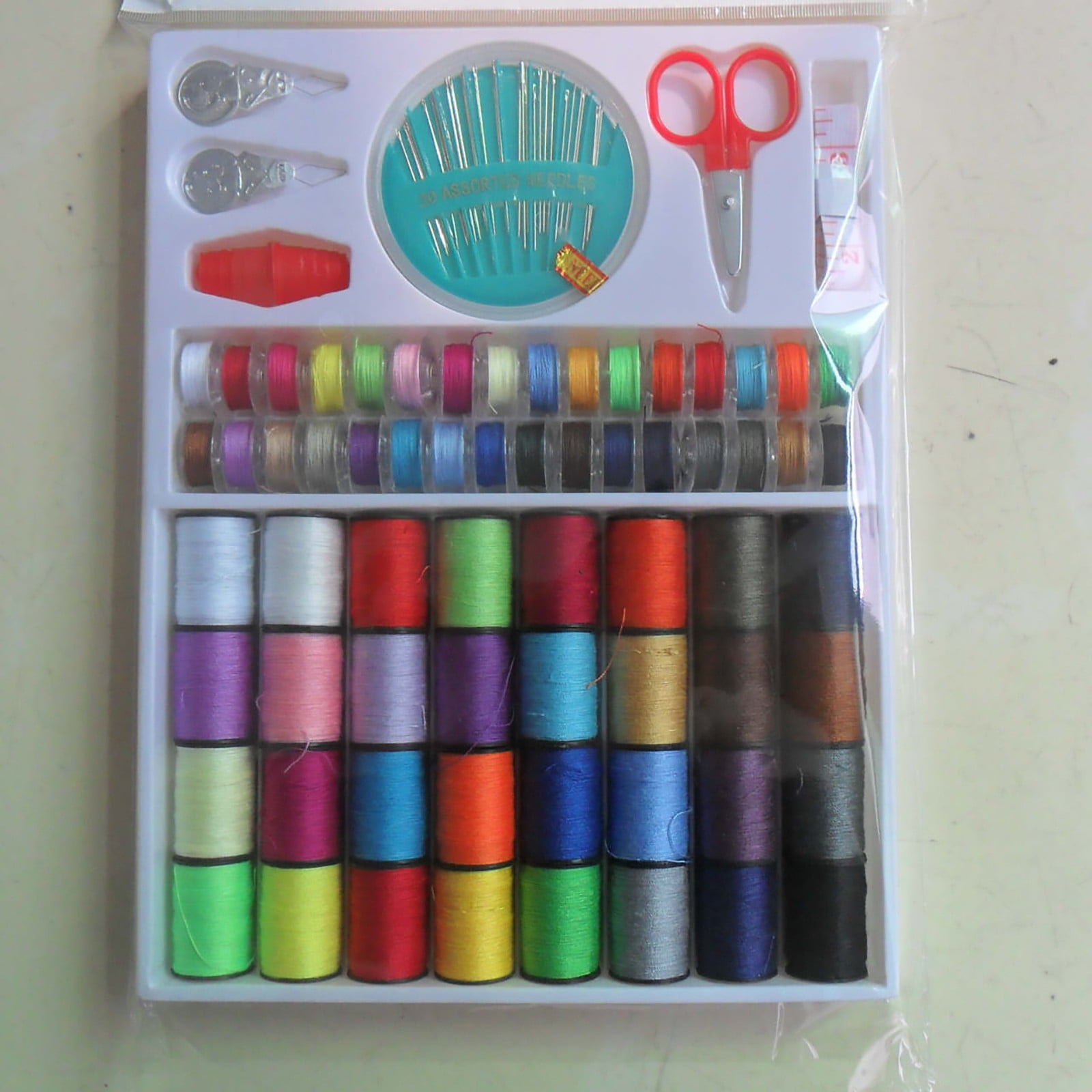 Elysia Colored Sewing Machine Thread Set Of Plastic Bobbin Core ...