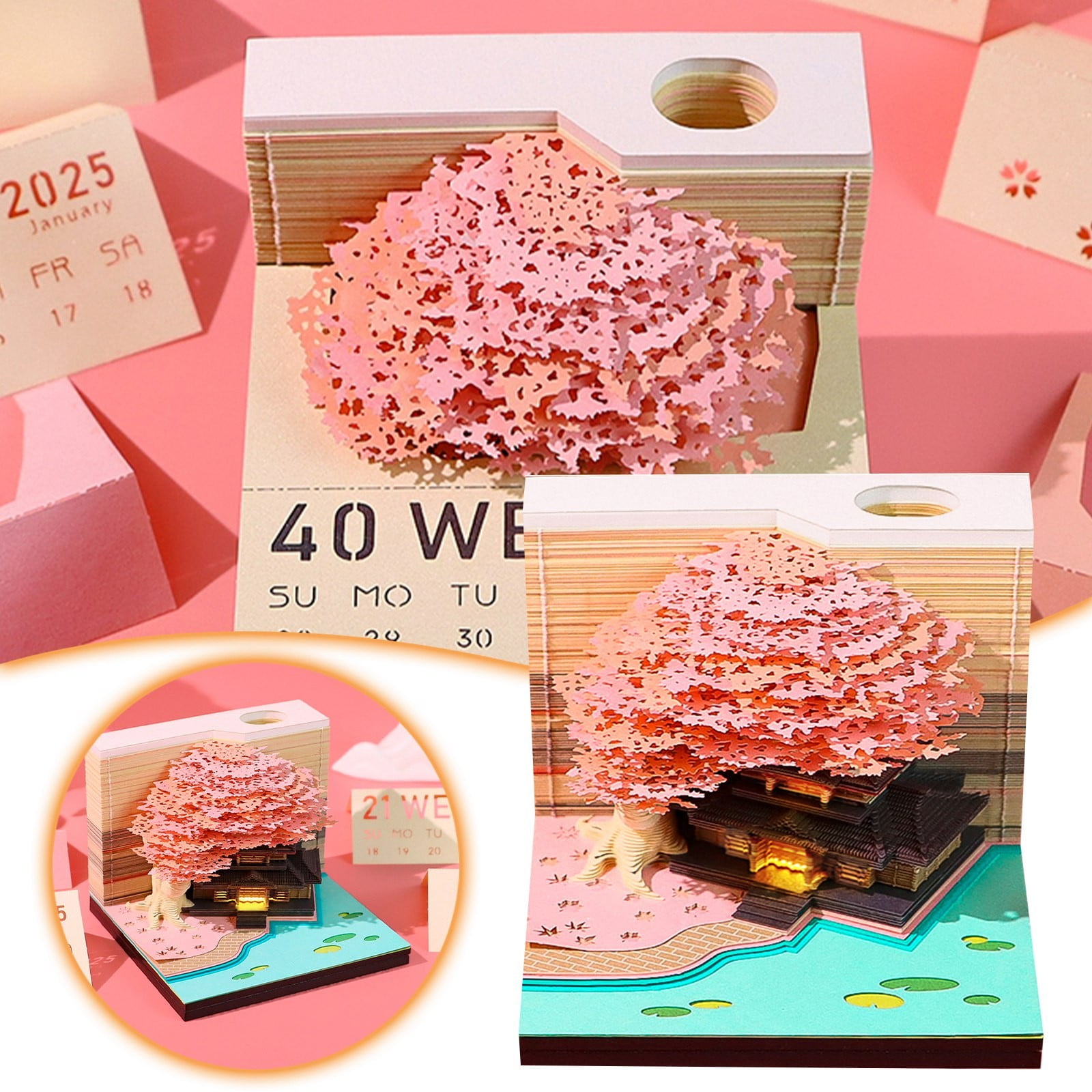 Elysia Craft Souvenirs Paper Sculpture Sticky Notes Desktop Ornaments ...