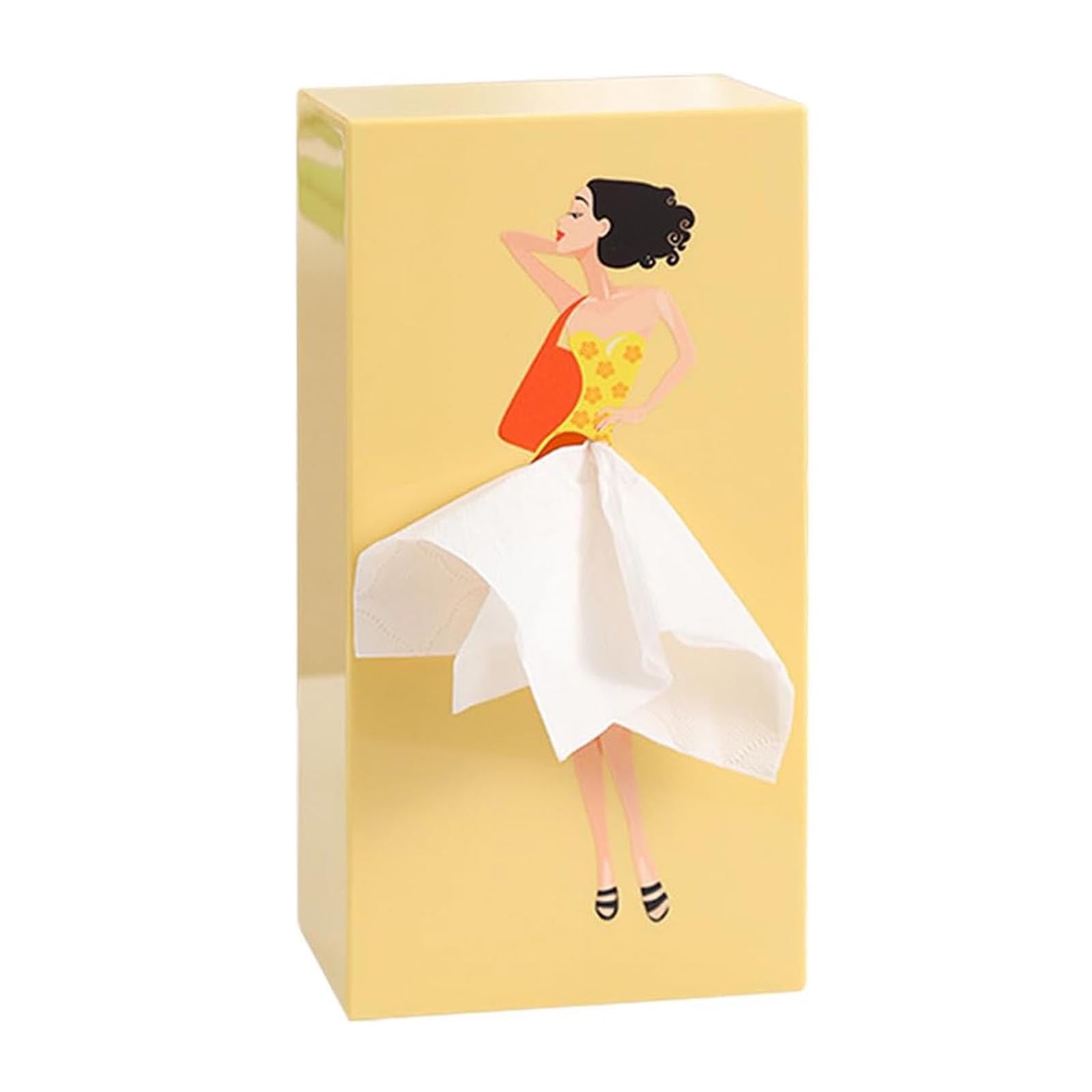Elysia Creative Tissue Boxes Holder Lady Funny Skirt Tissue Box Cover ...