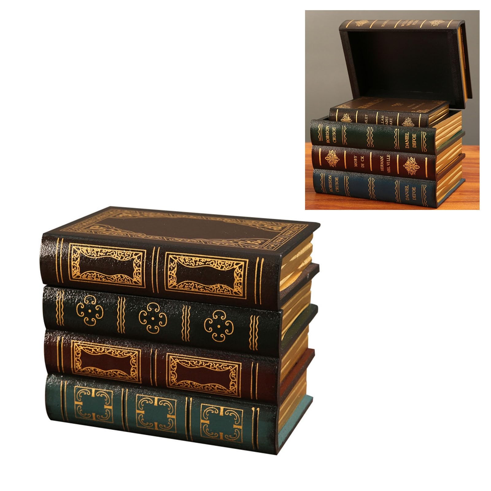 Elysia Decorative Book Boxes Book Hollowed Out Book Hollow Book ...