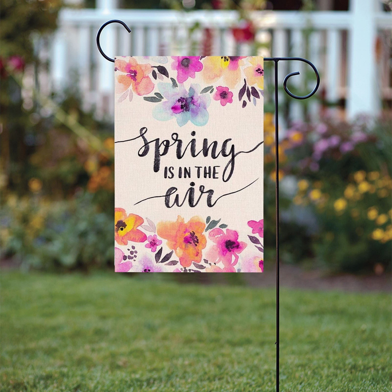 Elysia Decorative Welcome Spring Spring Flower Garden Flags Spring ...