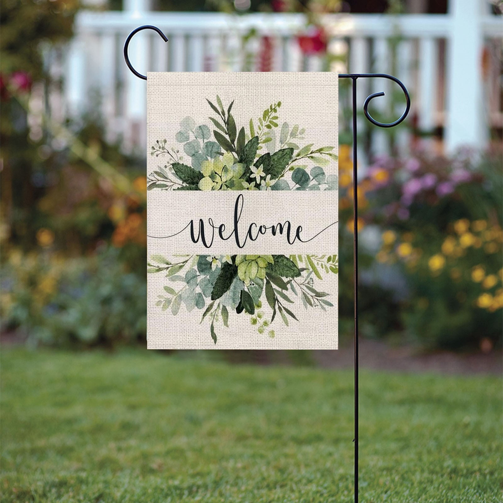 Elysia Decorative Welcome Spring Spring Flower Garden Flags Spring ...