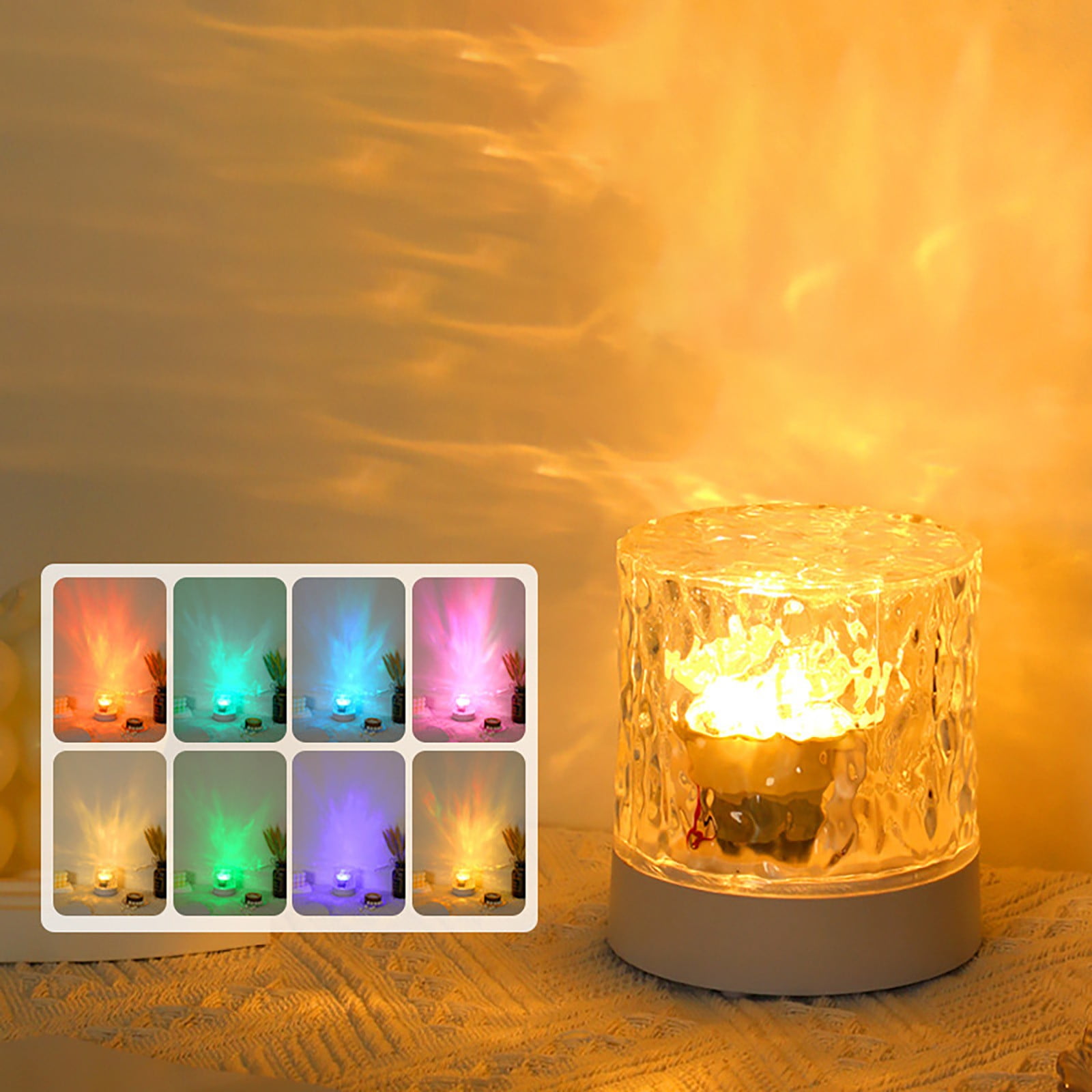 Elysia Dynamic Water Ripple Atmosphere Small Night Light Children's ...