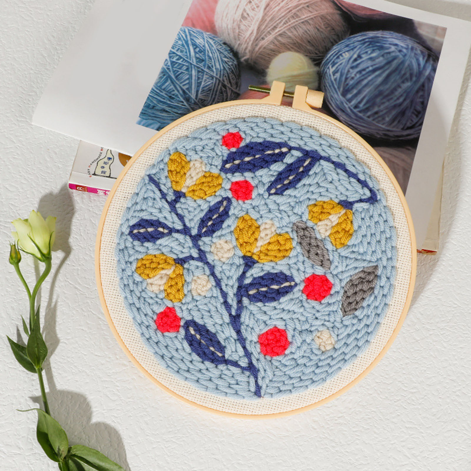 Elysia EYWGQ Jaenea Punch Kit Weave Punch Stitching Kit Punch Needle ...