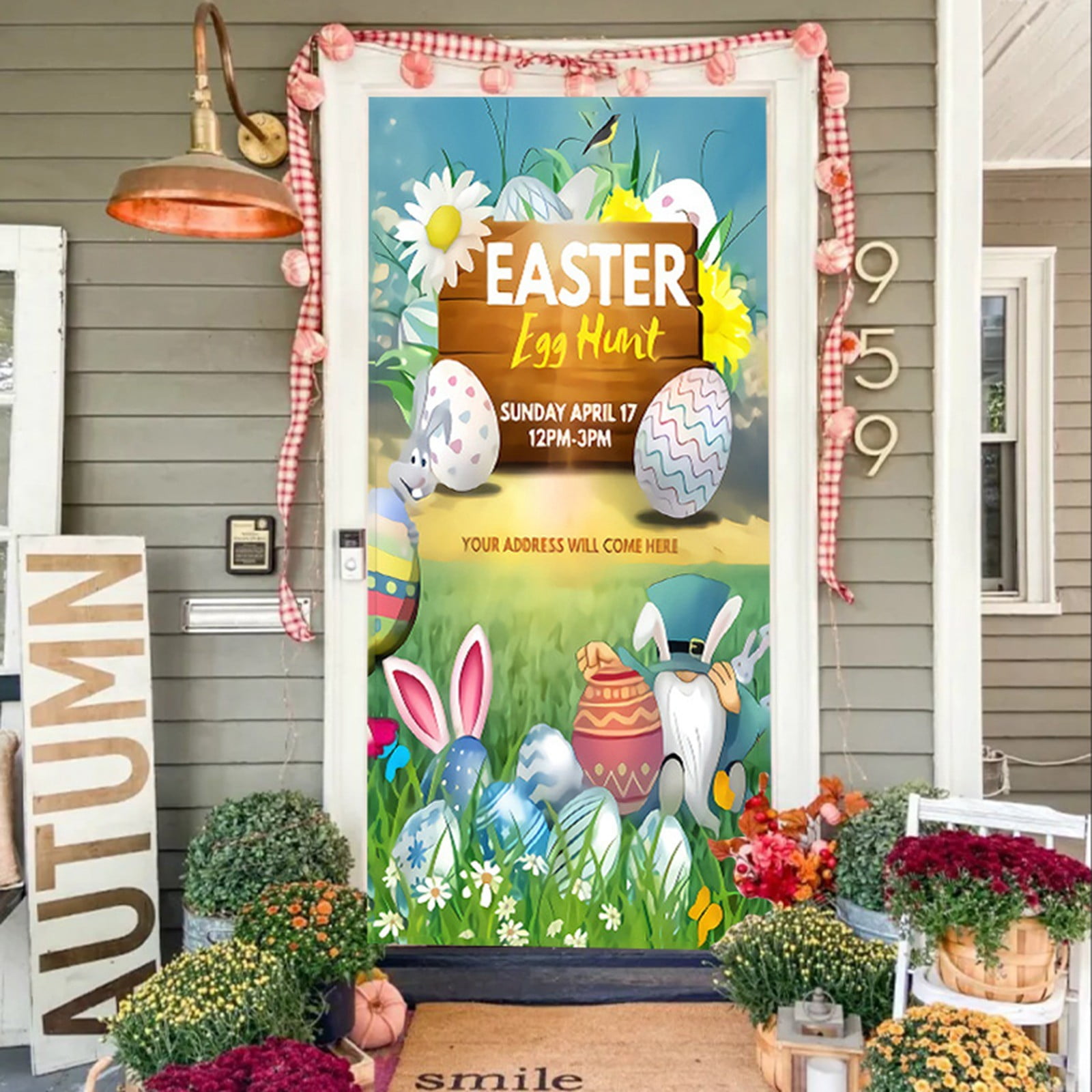 Elysia Easter Door Cartoon Bunny Door Curtain Bedroom Room Door ... Elysia Easter Door Cartoon Bunny Door Curtain Bedroom Room Door ...