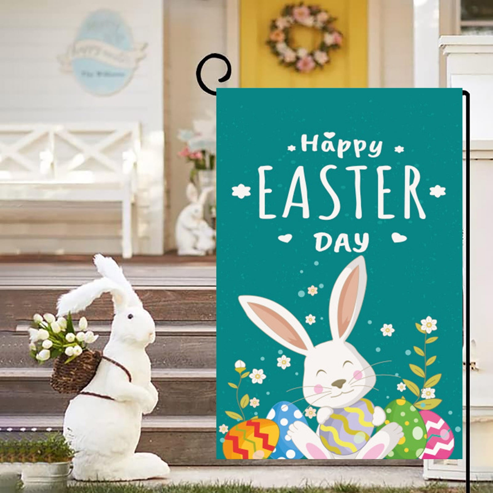 Elysia Easter Home Decoration Garden Flag 11.8 X 17.7 Inch Spring Yard ... Elysia Easter Home Decoration Garden Flag 11.8 X 17.7 Inch Spring Yard ...
