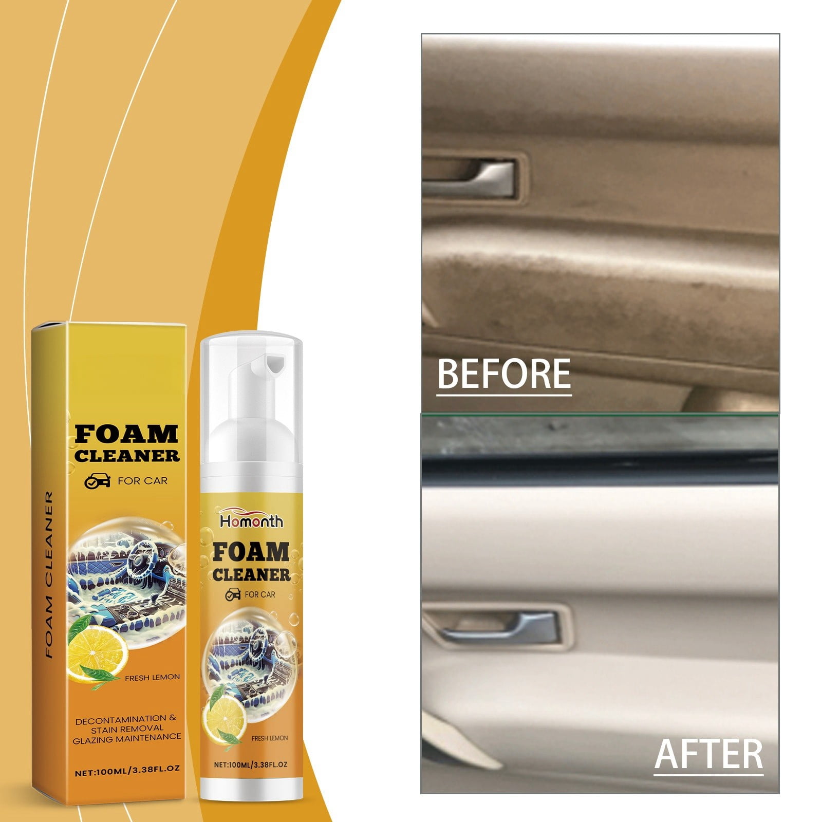Elysia Function Car Foam Cleaner Classic Formula Your Car Multi Function Automobile Foam Cleaner ...