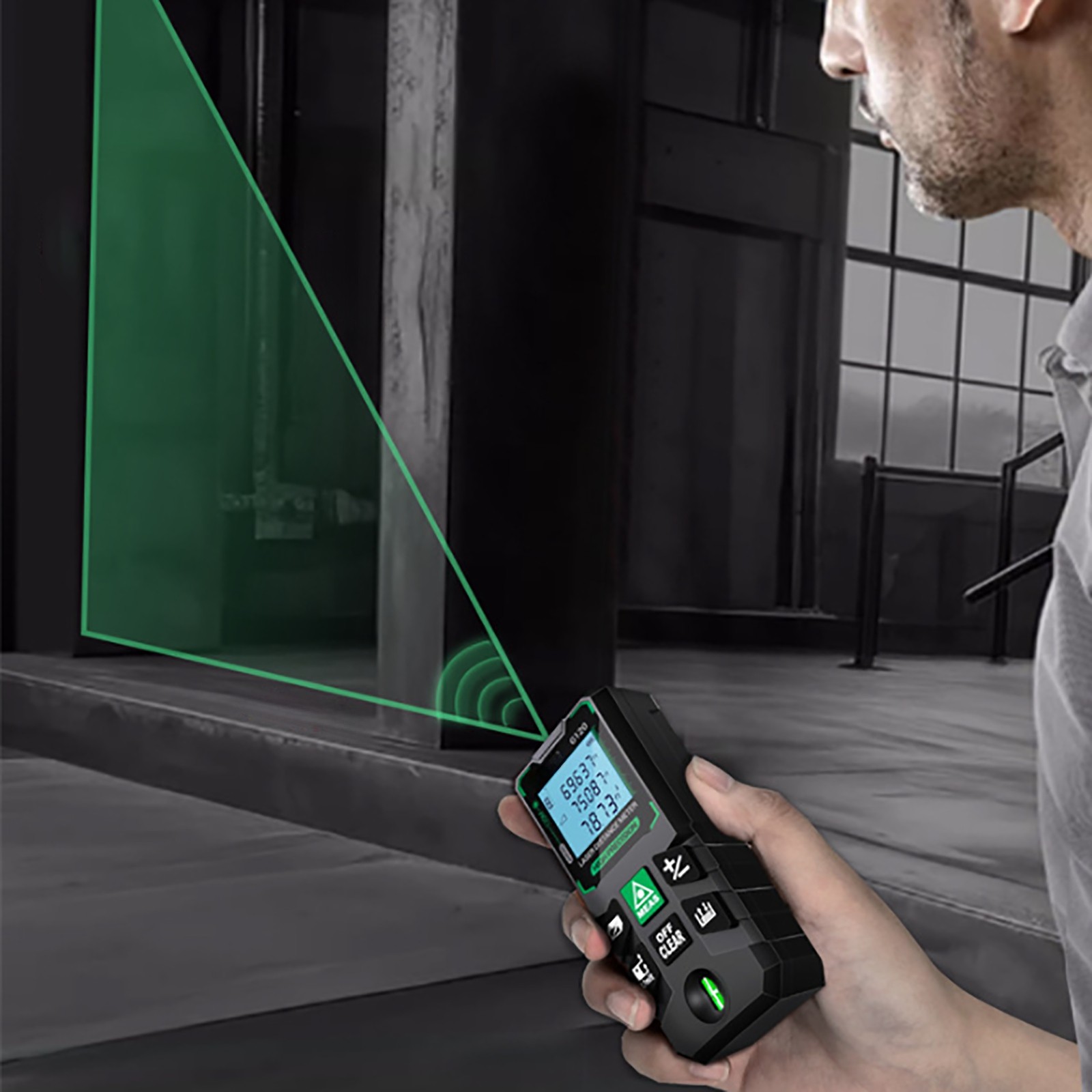 Elysia High Precision Green Distance Meter Outdoor Infrared Electronic ...