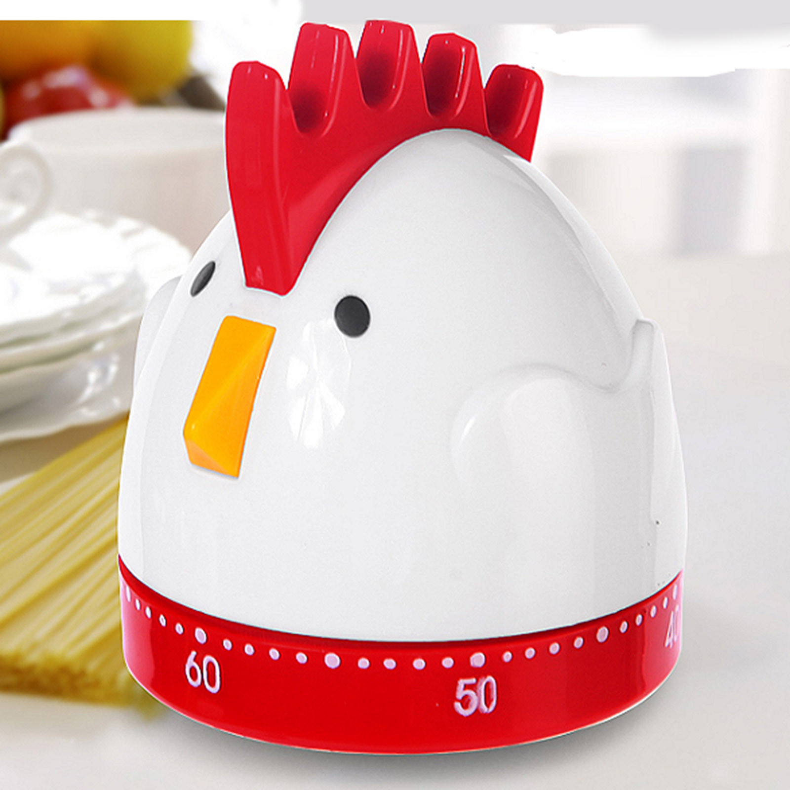 Elysia Mechanical Kitchen Timer Cute Rooster Timer For Kids Wind Up 60 ...