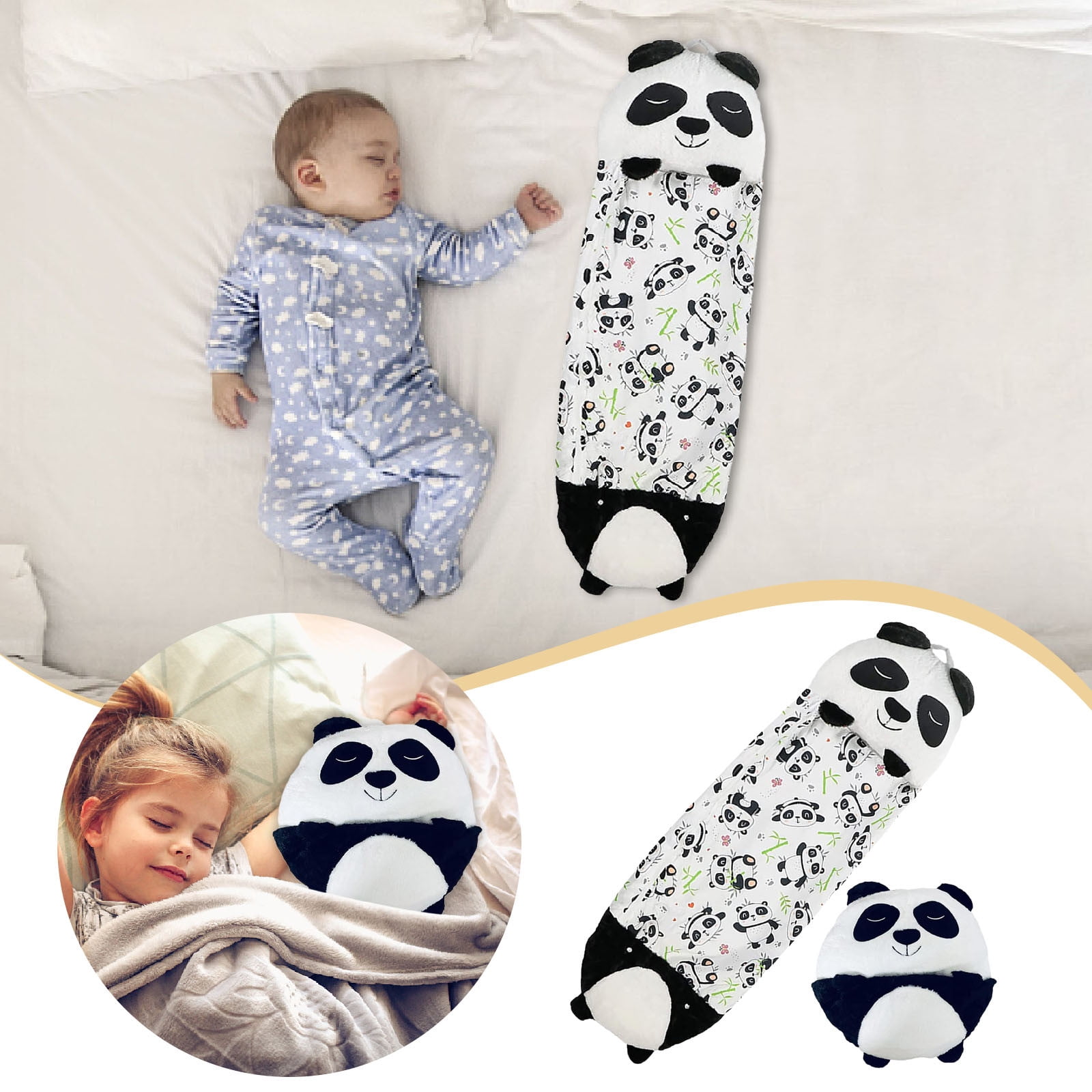 Elysia Nap Sack For Kids Sleeping Panda Style Foldable Kickproof ...