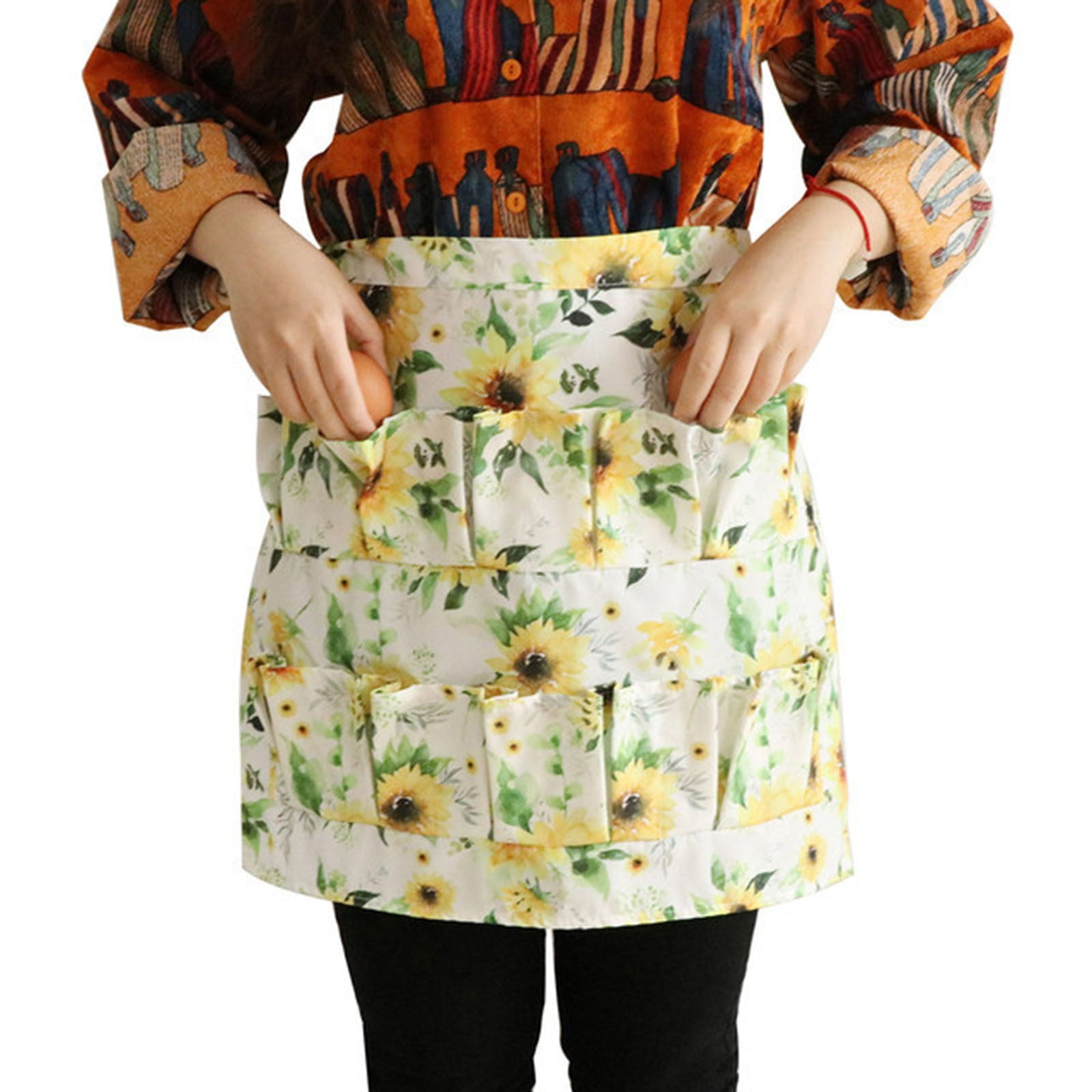 Elysia Pick Up Eggs More Pocket Apron Portable And Convenient Spill ...