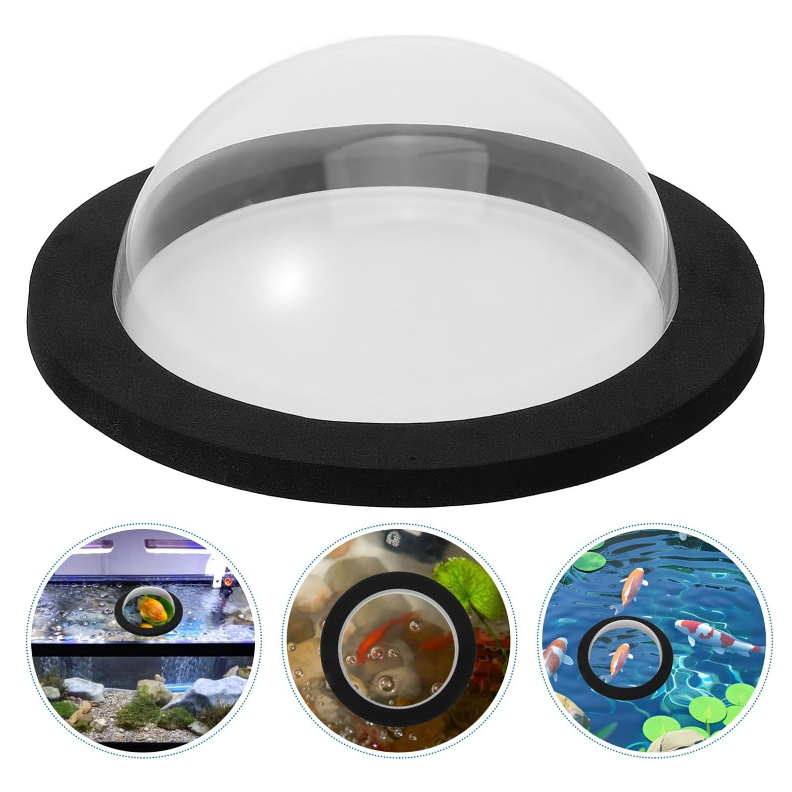 Elysia Pond Floating Cover Clear Acrylic Dome Small Floating Pond Cover ...