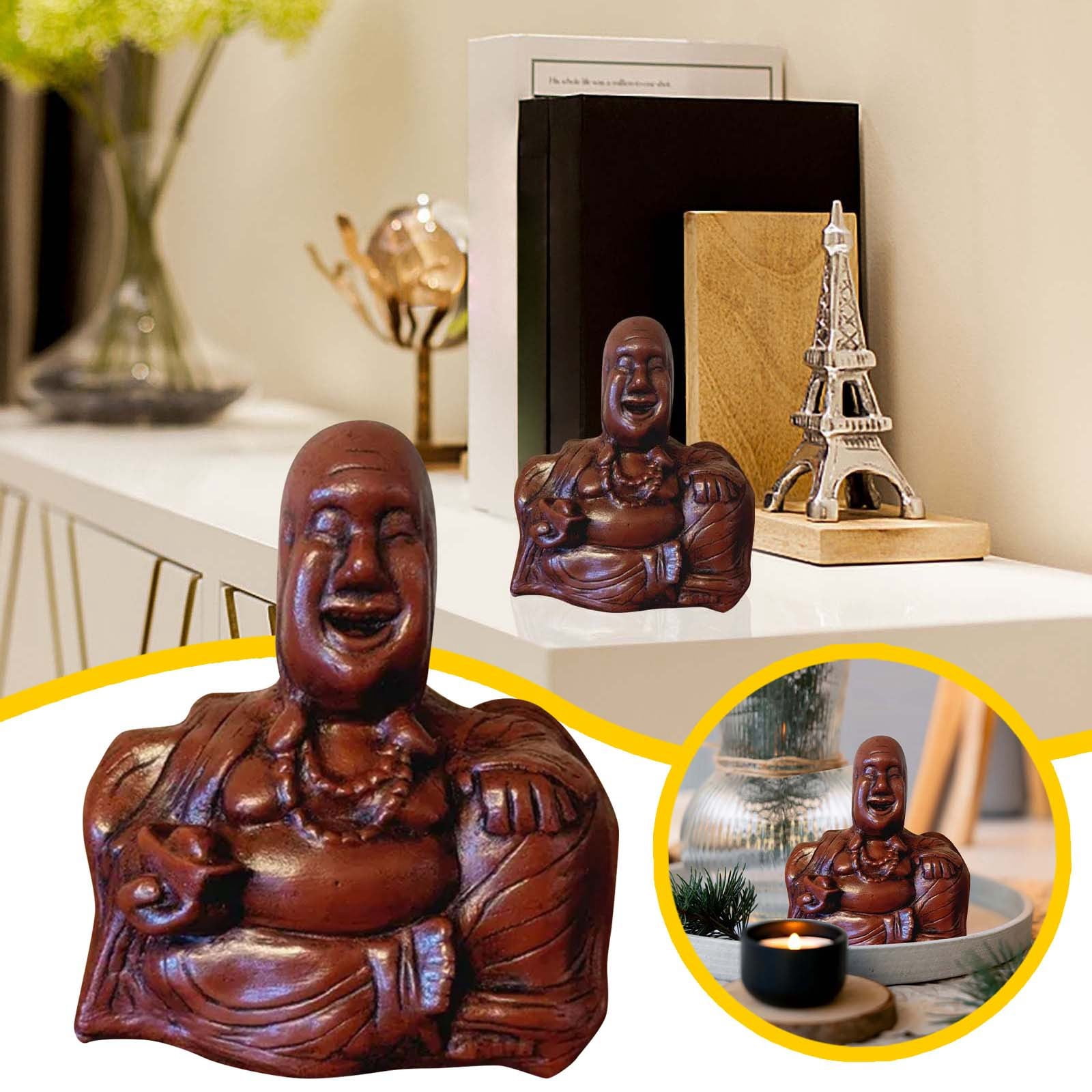 Elysia Resin Buddha Statue Middle Finger Gesture Decorative Figurine ...