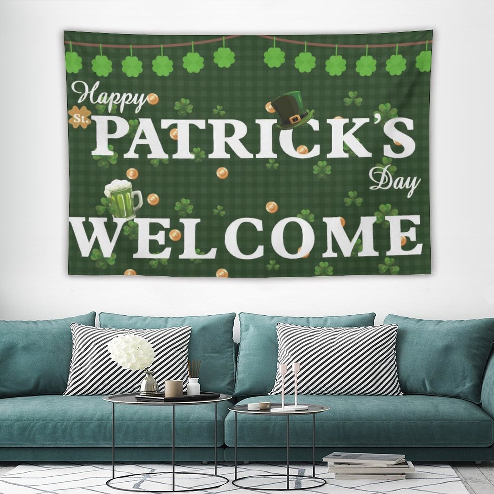 Elysia St. Patrick's Day Flag Album Tapestry Wall For Living Room ...