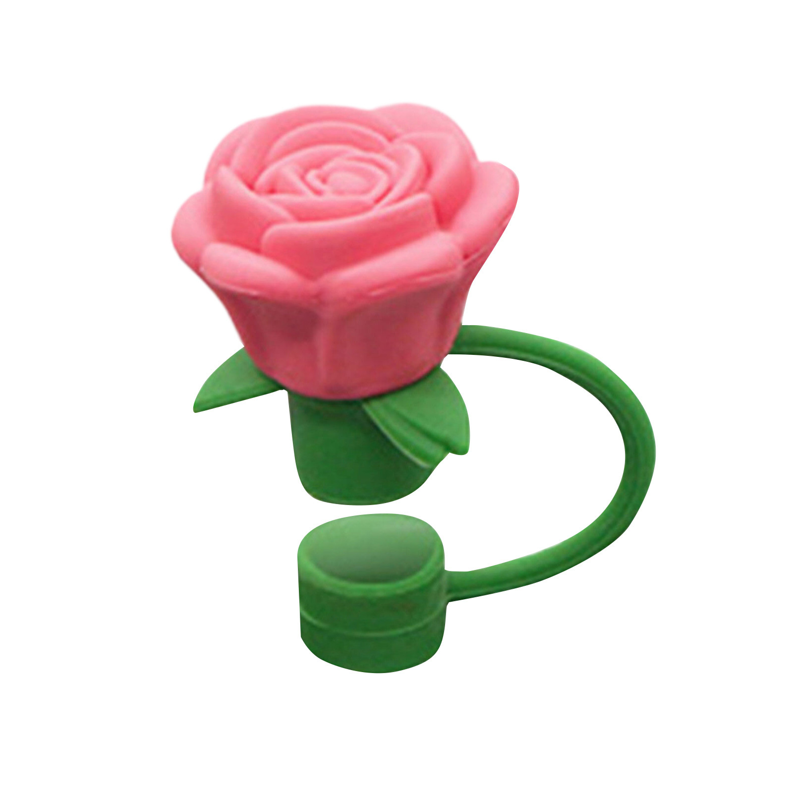 Elysia Valentine's Day Cup Straw Cover Rose Flower Straw Cover 10mm ...