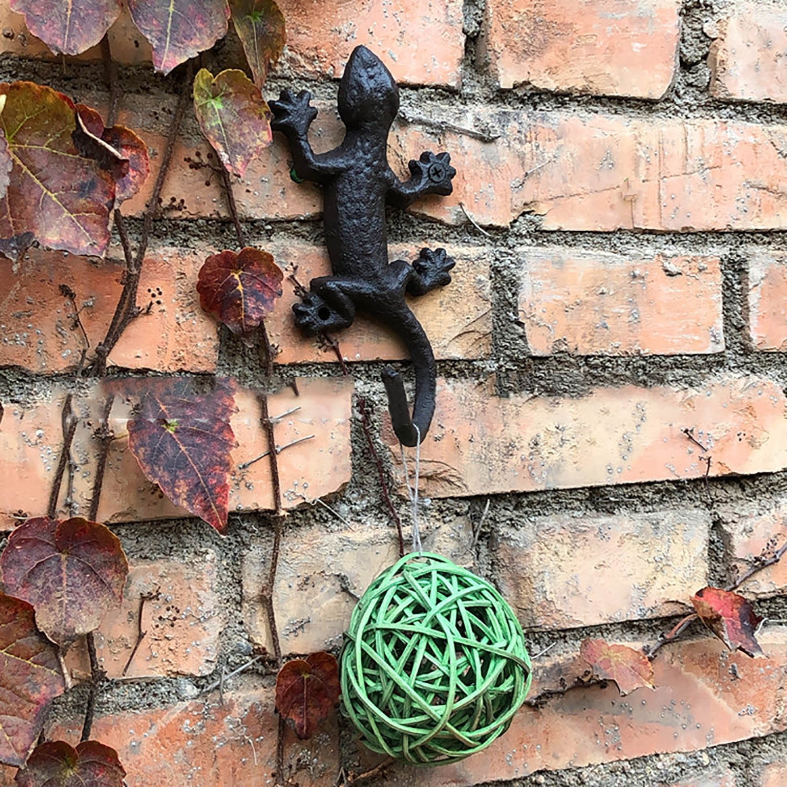 Elysia Vintage Handmade Gecko Wall Mounted Hook Retro And Unique Wall Fixture Carefully ...