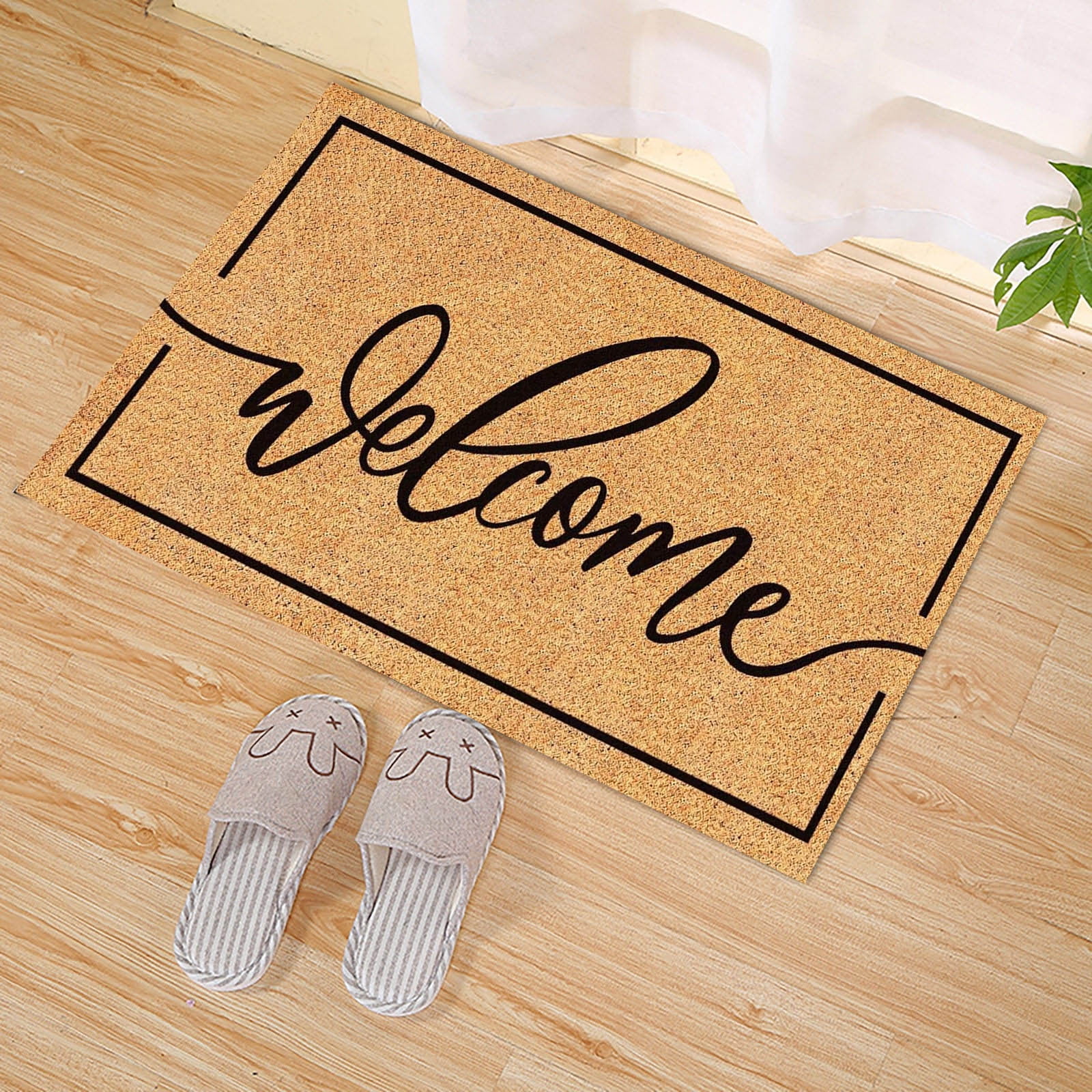 Elysia Welcome Mat Door Mat Country Brown Welcome Mat Thick Door Mat ...