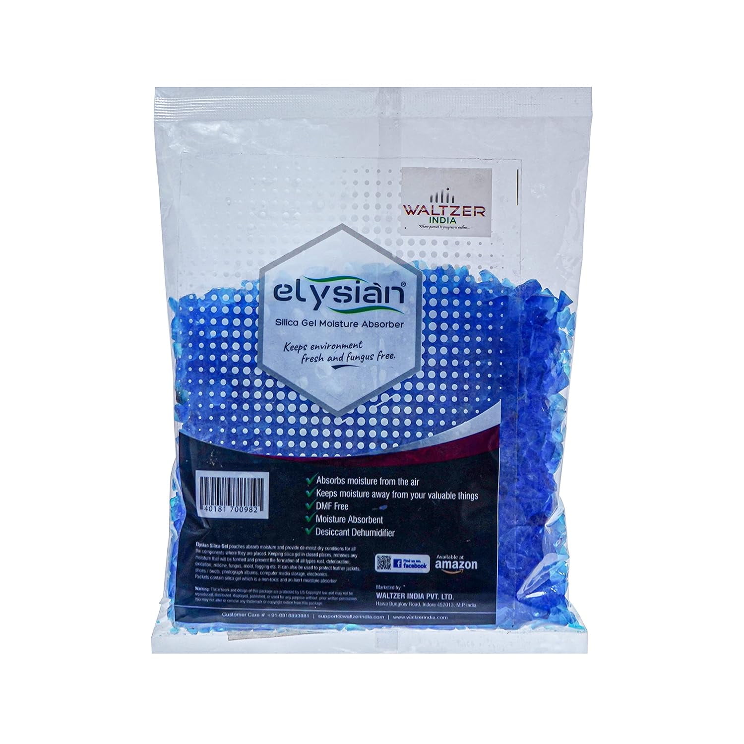 Elysian Blue Crystal Silica Gel Pouch Moisture Absorber Silica Gel For ...