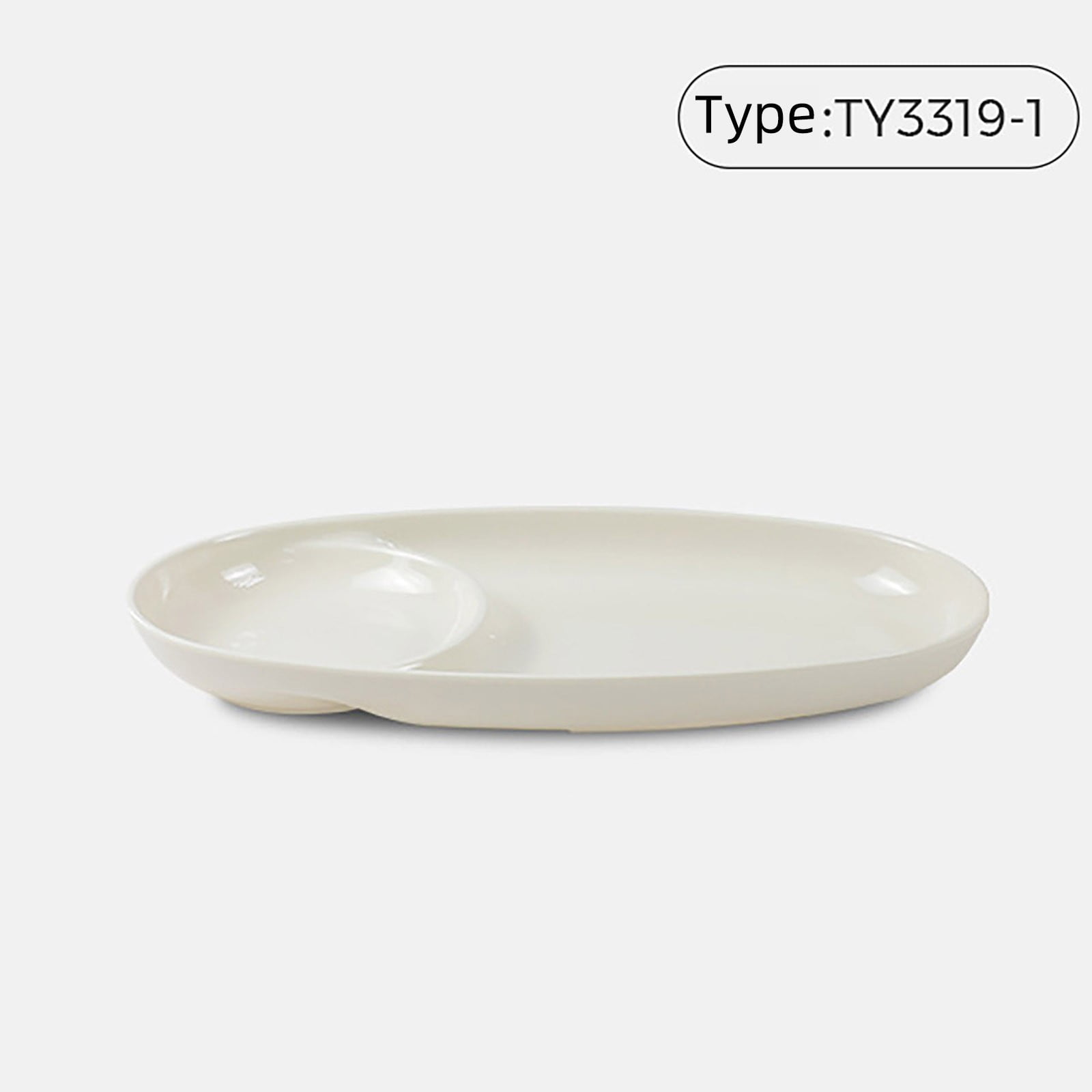 Elysian Heat Imitation Porcelain Compartment Fast Food Trays ...