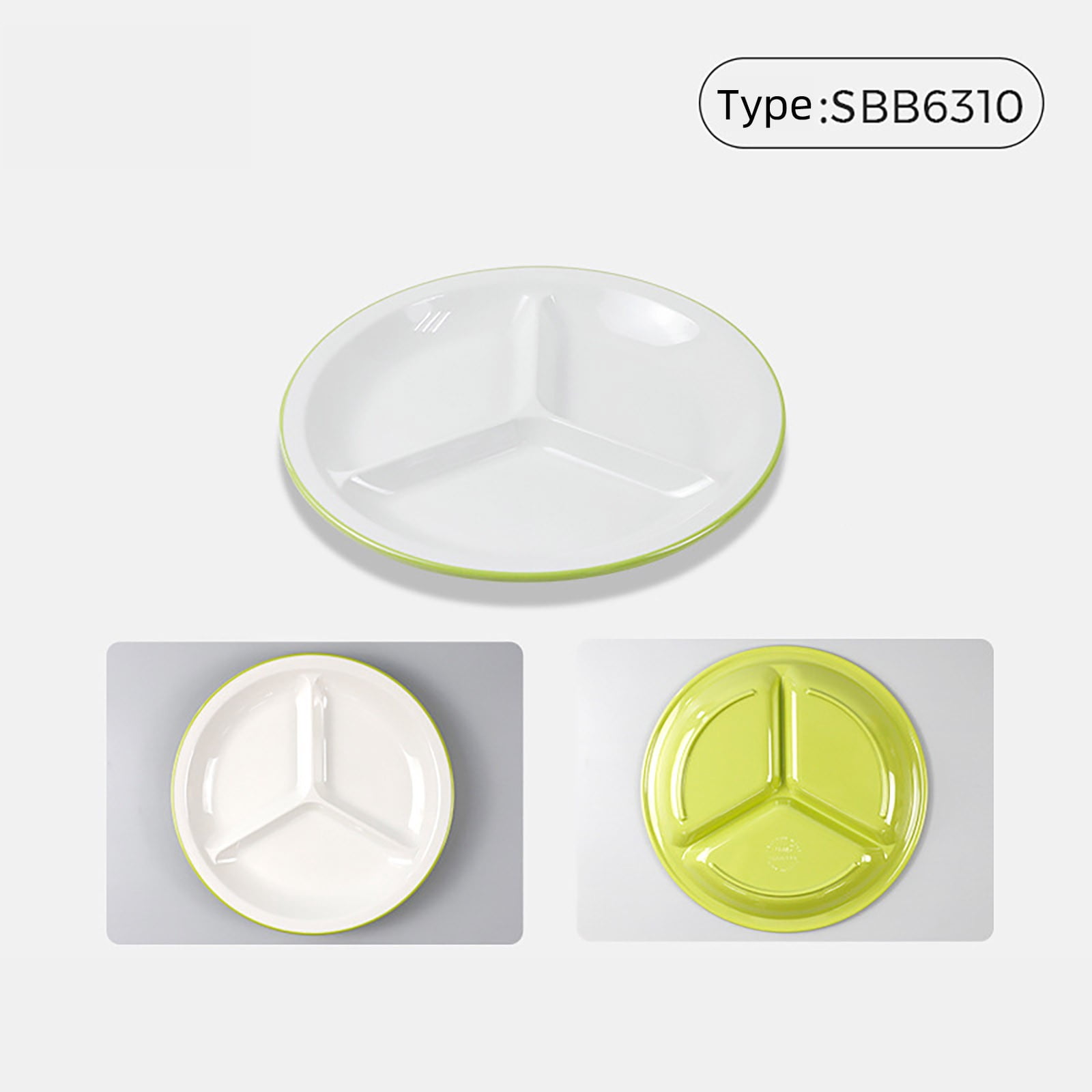 Elysian Heat Imitation Porcelain Compartment Fast Food Trays ...