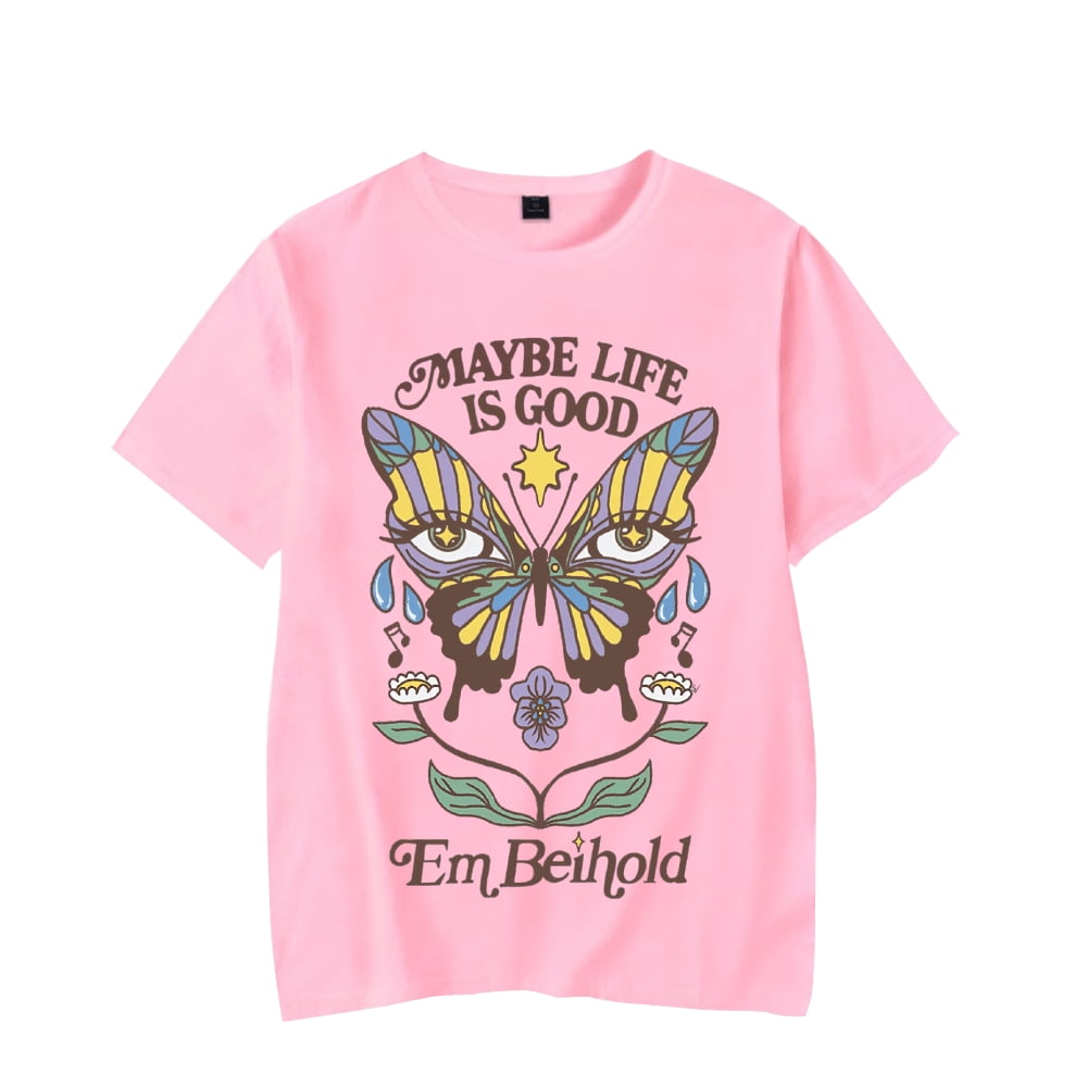 Em Beihold Merch Maybe Life Is Good Tshirt Summer Unisex Short-sleeved ...