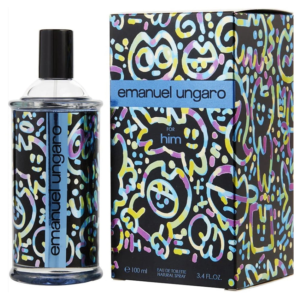 Emanuel Ungaro Men's For Him EDT Spray 3.4 oz Fragrances 8052086377806 ...