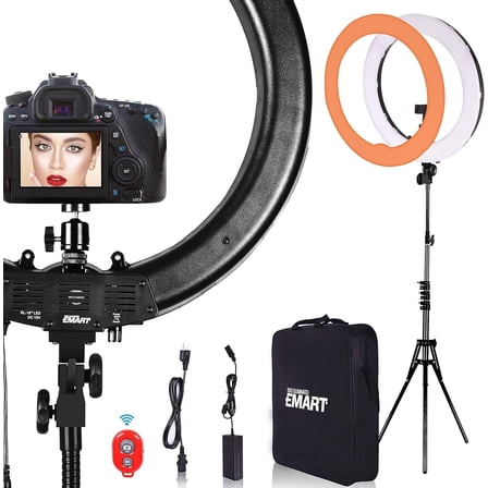 Neewer RL-18 55W 18" Ring Light Kit, 5600K Dimmable LED with Tripod ...