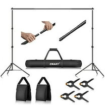 UBesGoo New 10Ft Adjustable Background Stand Kit For Photography with 3 ...