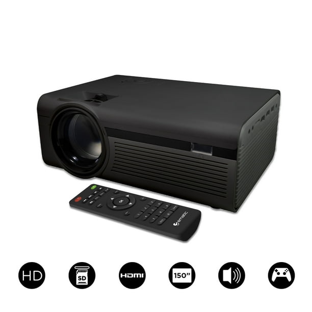 Ematic 150" HD Video Projector (EPJ580B) - Walmart.com