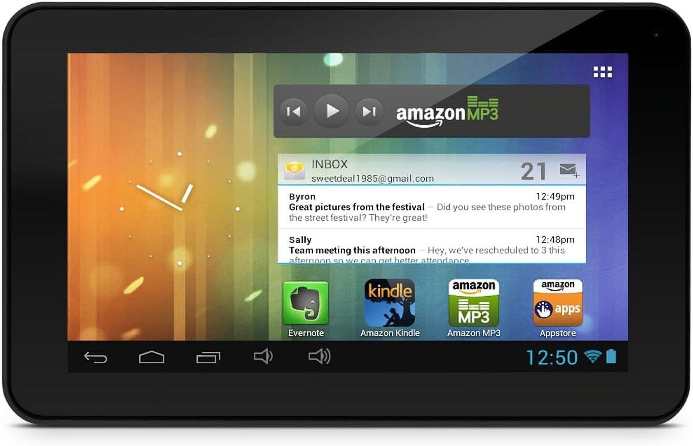 Ematic EGS006-BL 7" 4GB Edan Blue Android Tablet with Jelly Bean ...