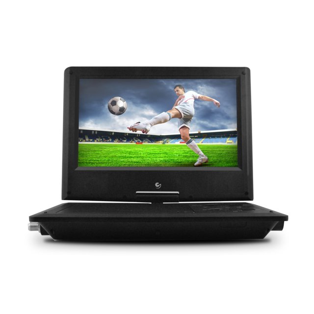 Free Shipping! Ematic EPD919BTL Portable DVD Player, 9" Display, Black ...