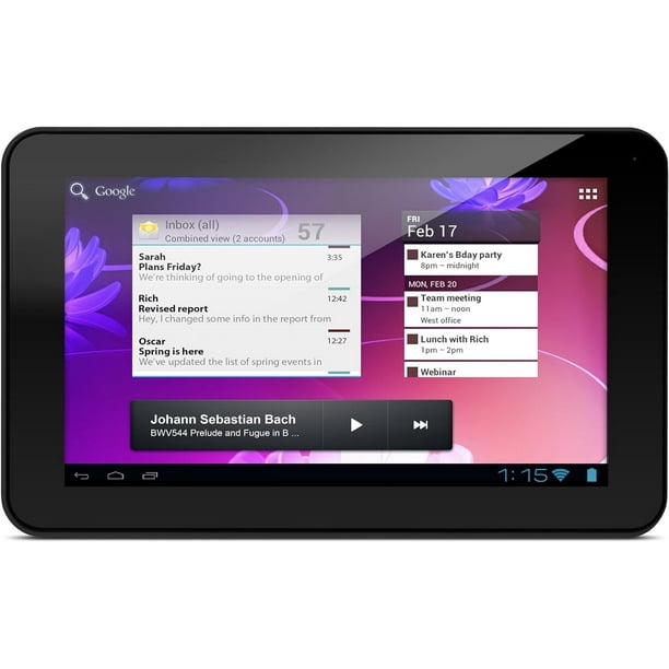 Ematic Genesis Tab EGL26BL 7-Inch Multi-Touch Tablet, WiFi, Android 4.0 Ice Cream Sandwich ...