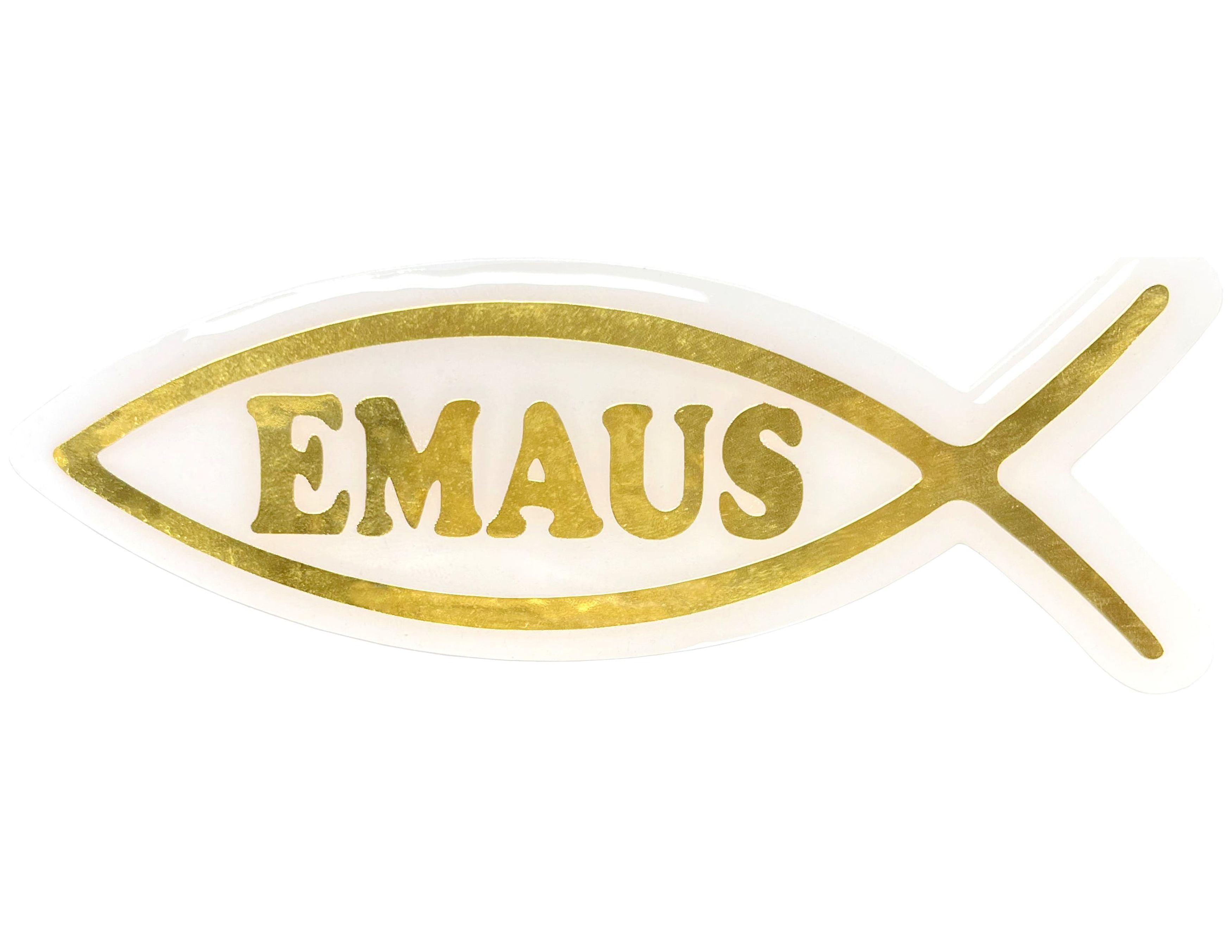 Emaus fish sticker emblem for car - Walmart.com